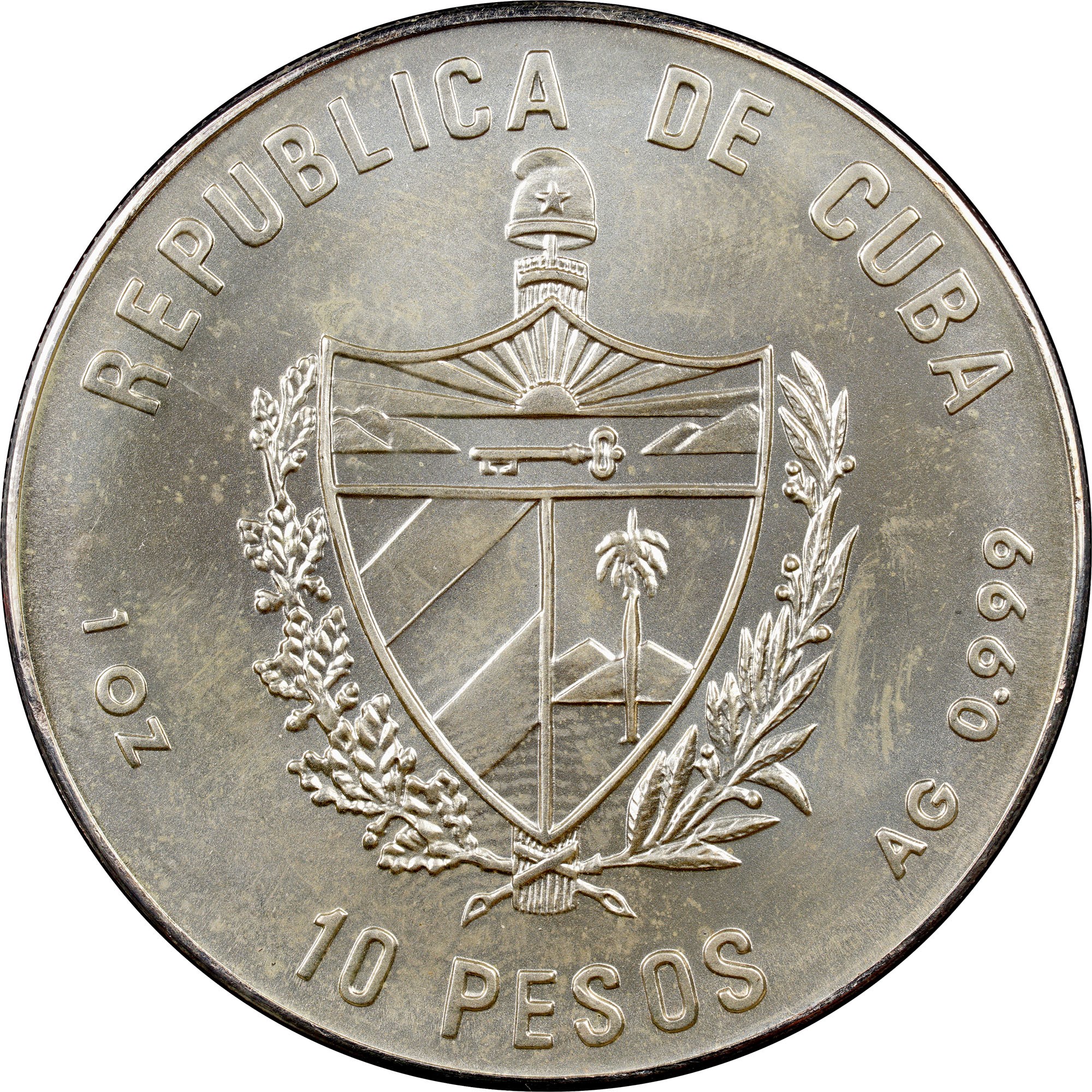 Cuba 10 Pesos KM 242.1 Prices & Values | NGC