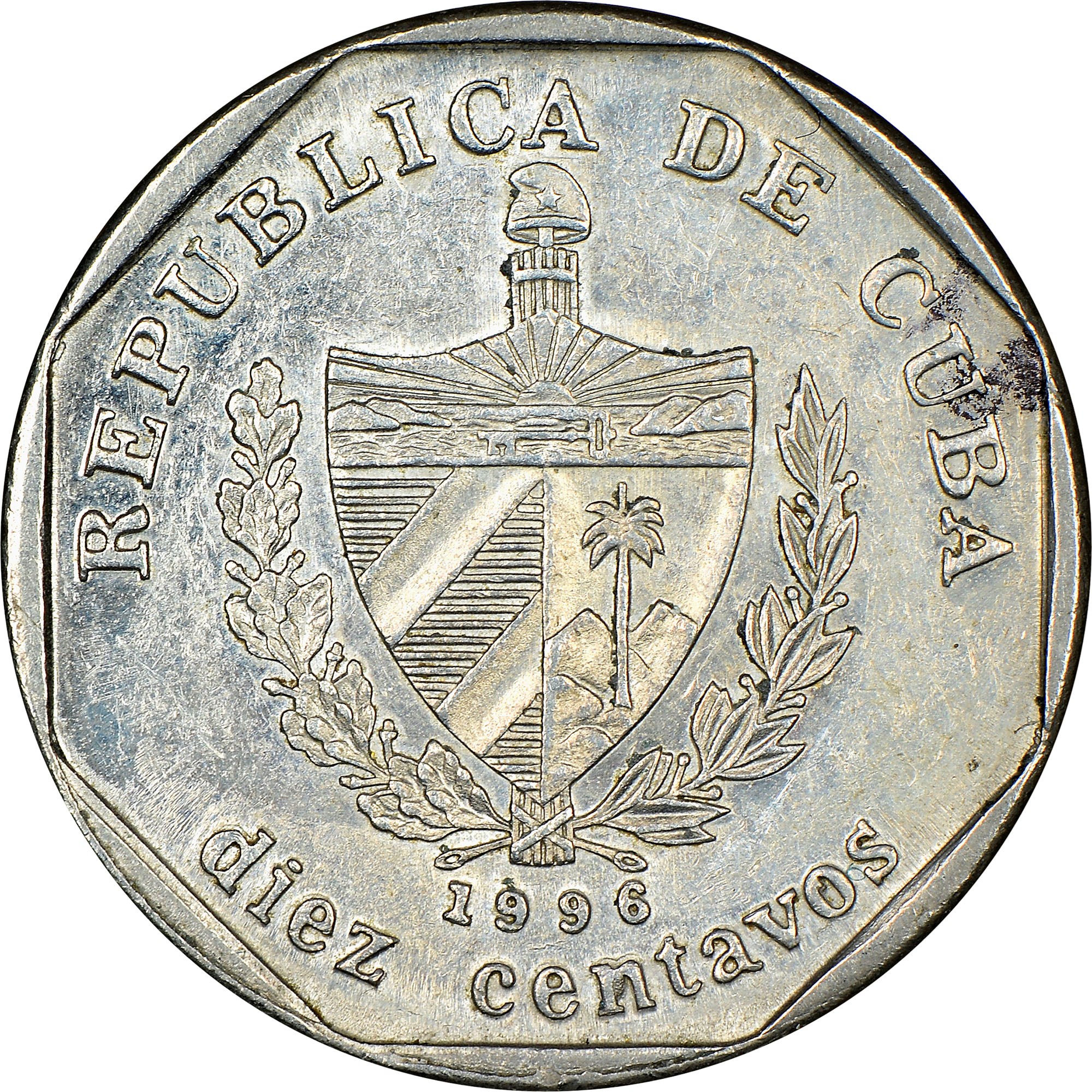 Cuba 10 Centavos KM 576.2 Prices & Values | NGC
