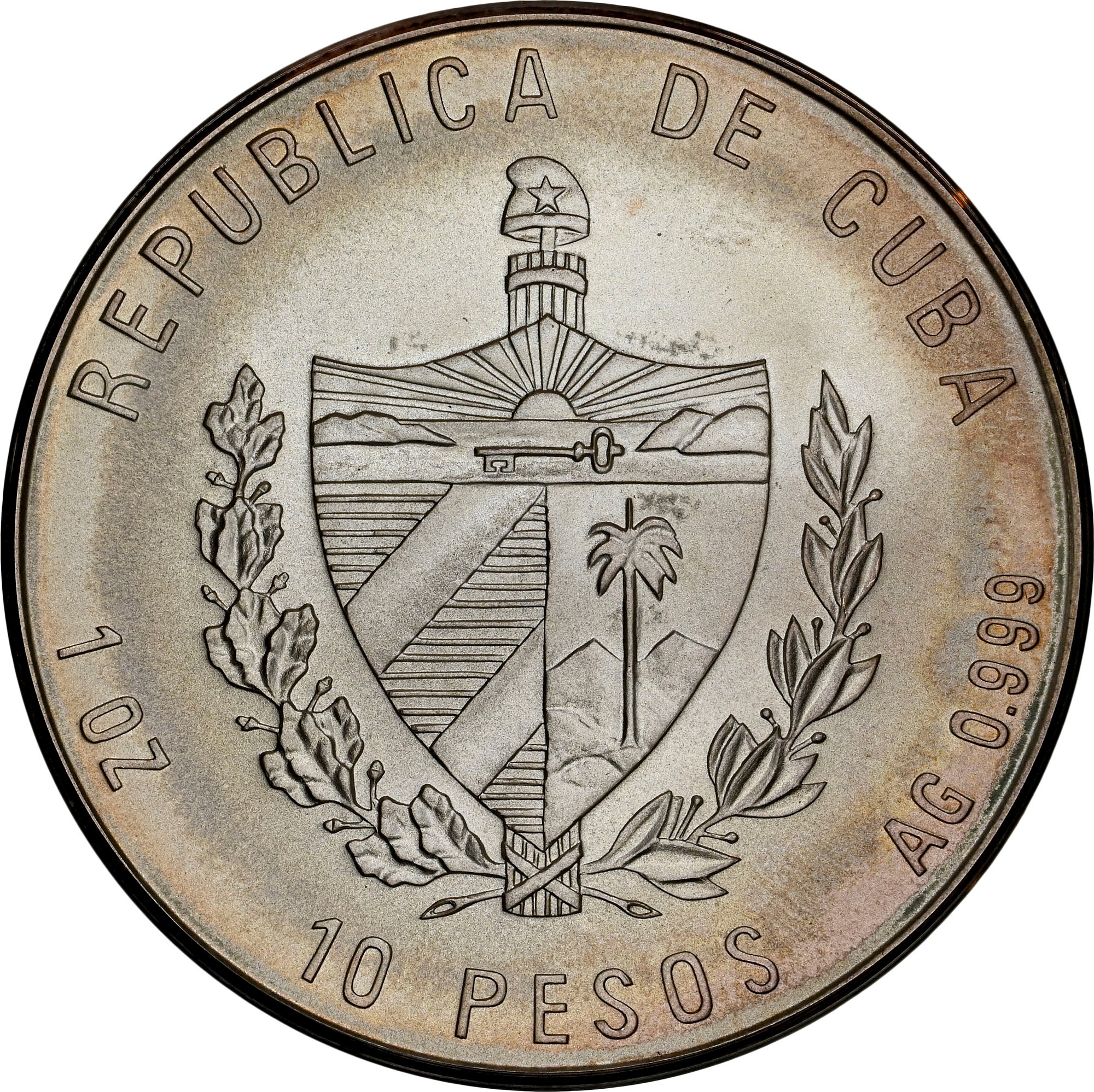 Cuba 10 Pesos KM 661 Prices & Values | NGC