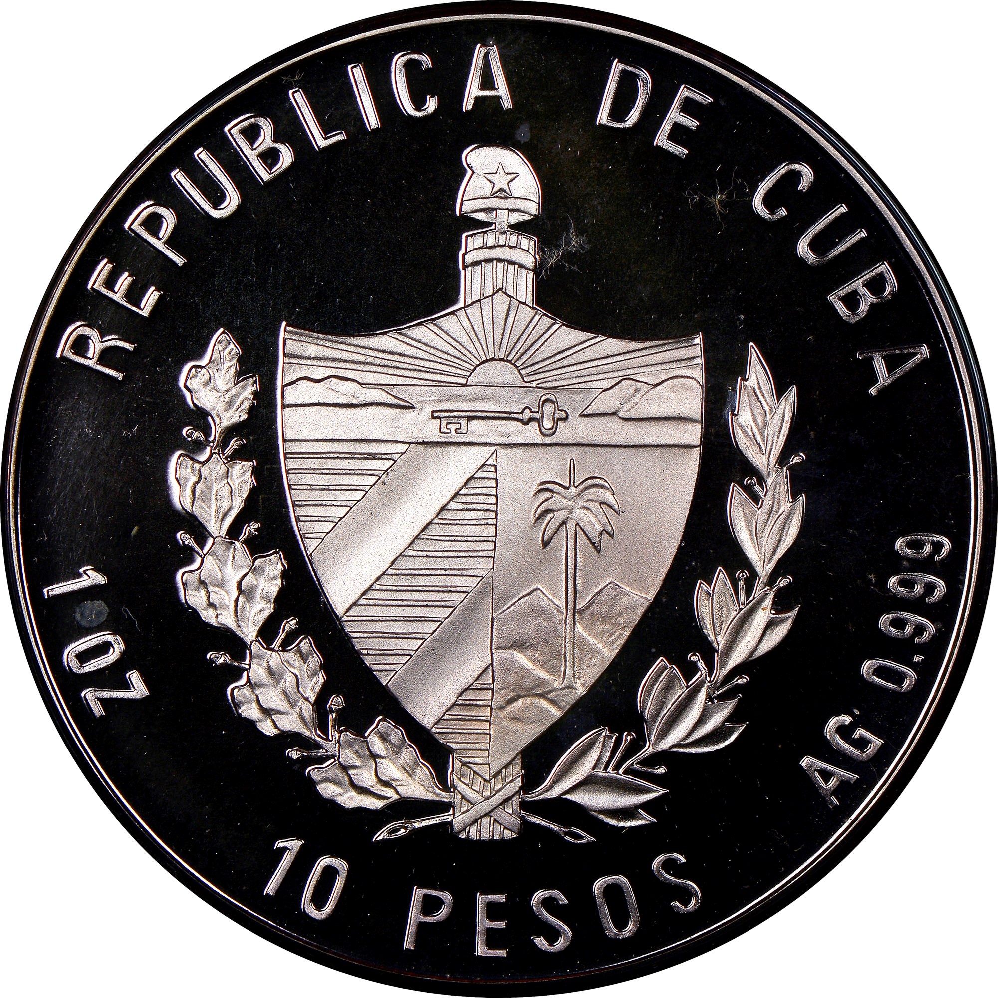 Cuba 10 Pesos KM 725 Prices & Values | NGC