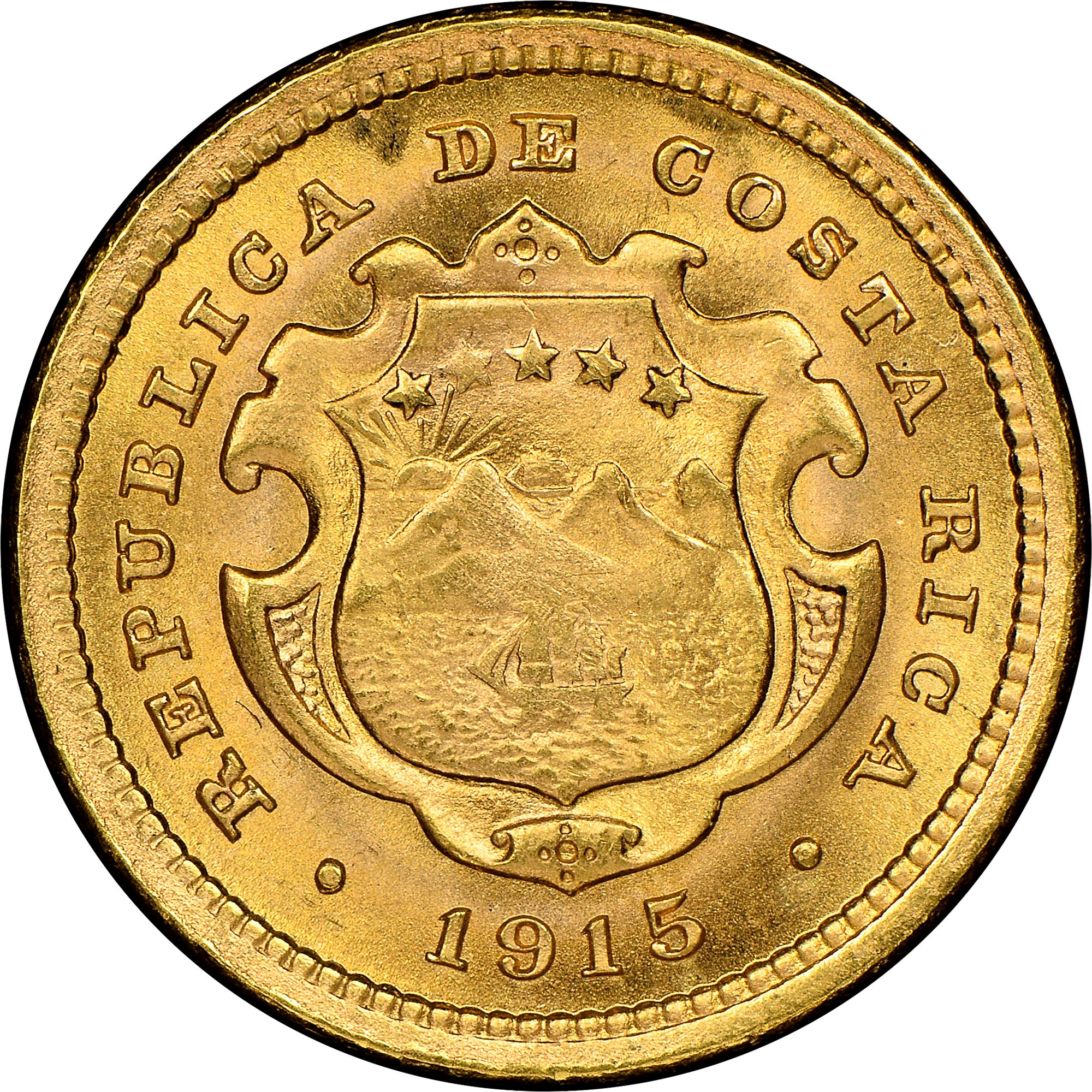 Costa Rica 2 Colones KM 139 Prices & Values | NGC