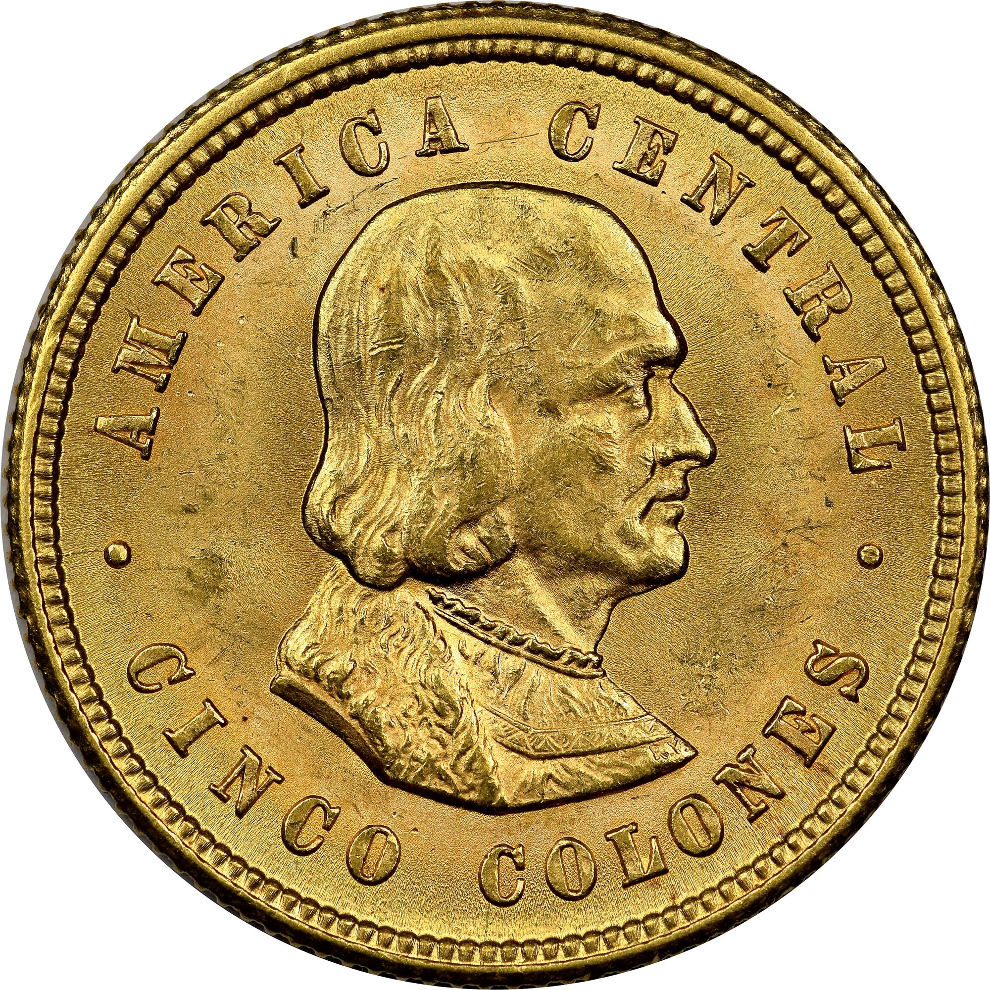 Costa Rica 5 Colones KM 142 Prices & Values | NGC