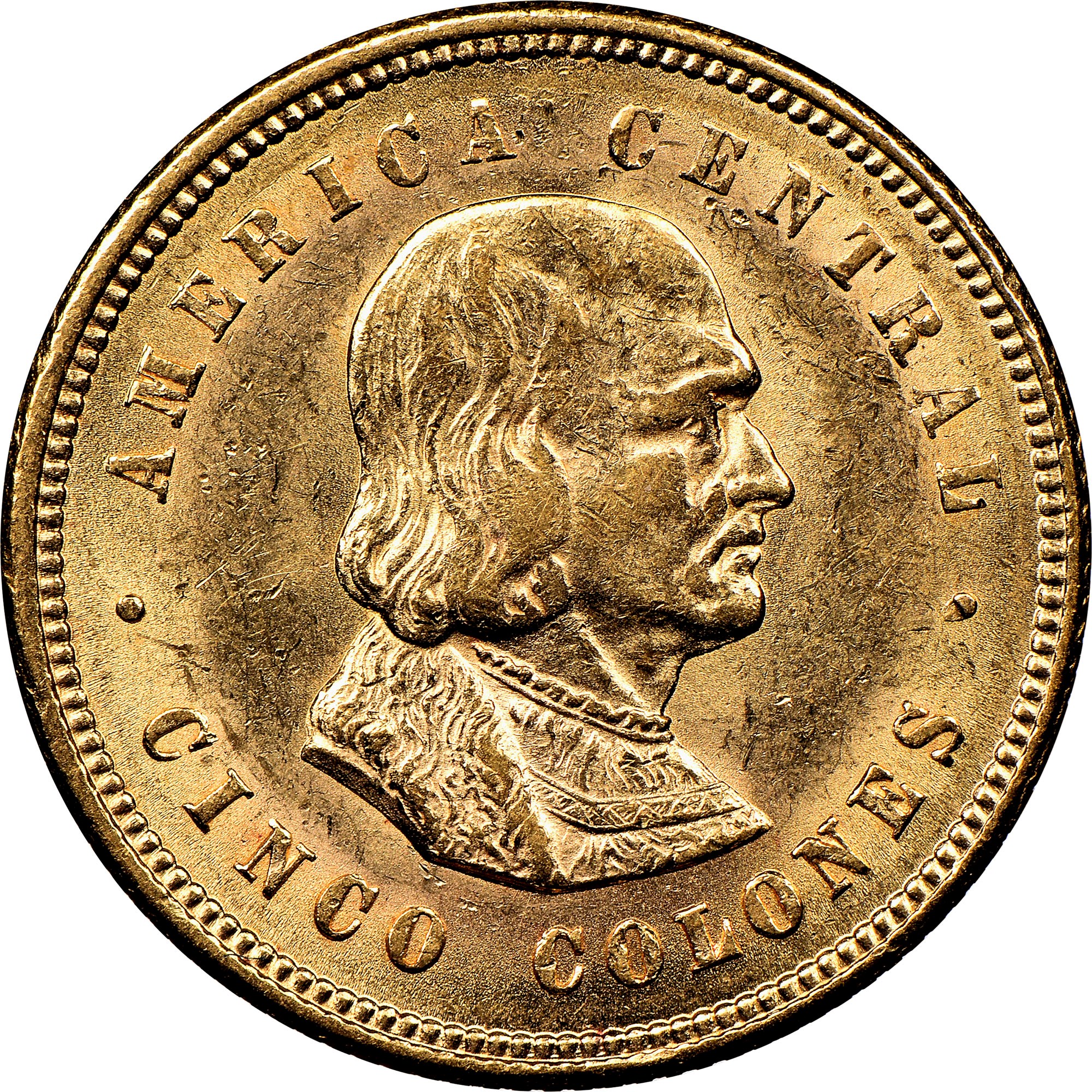 Costa Rica 5 Colones KM 142 Prices & Values | NGC