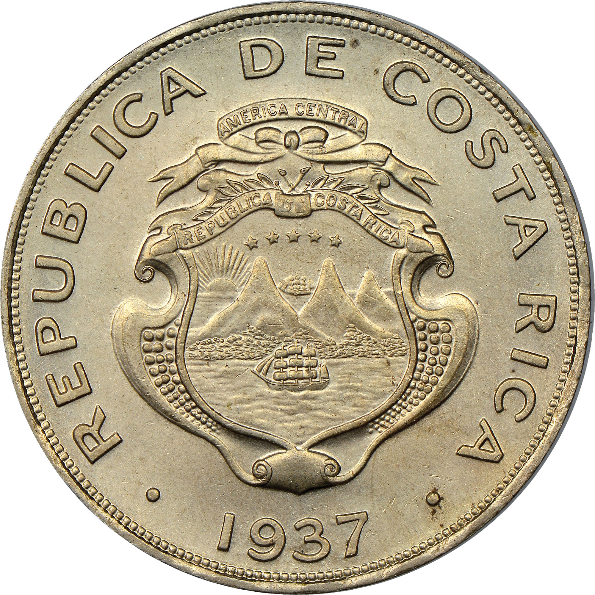 Costa Rica Colon KM 177 Prices & Values | NGC