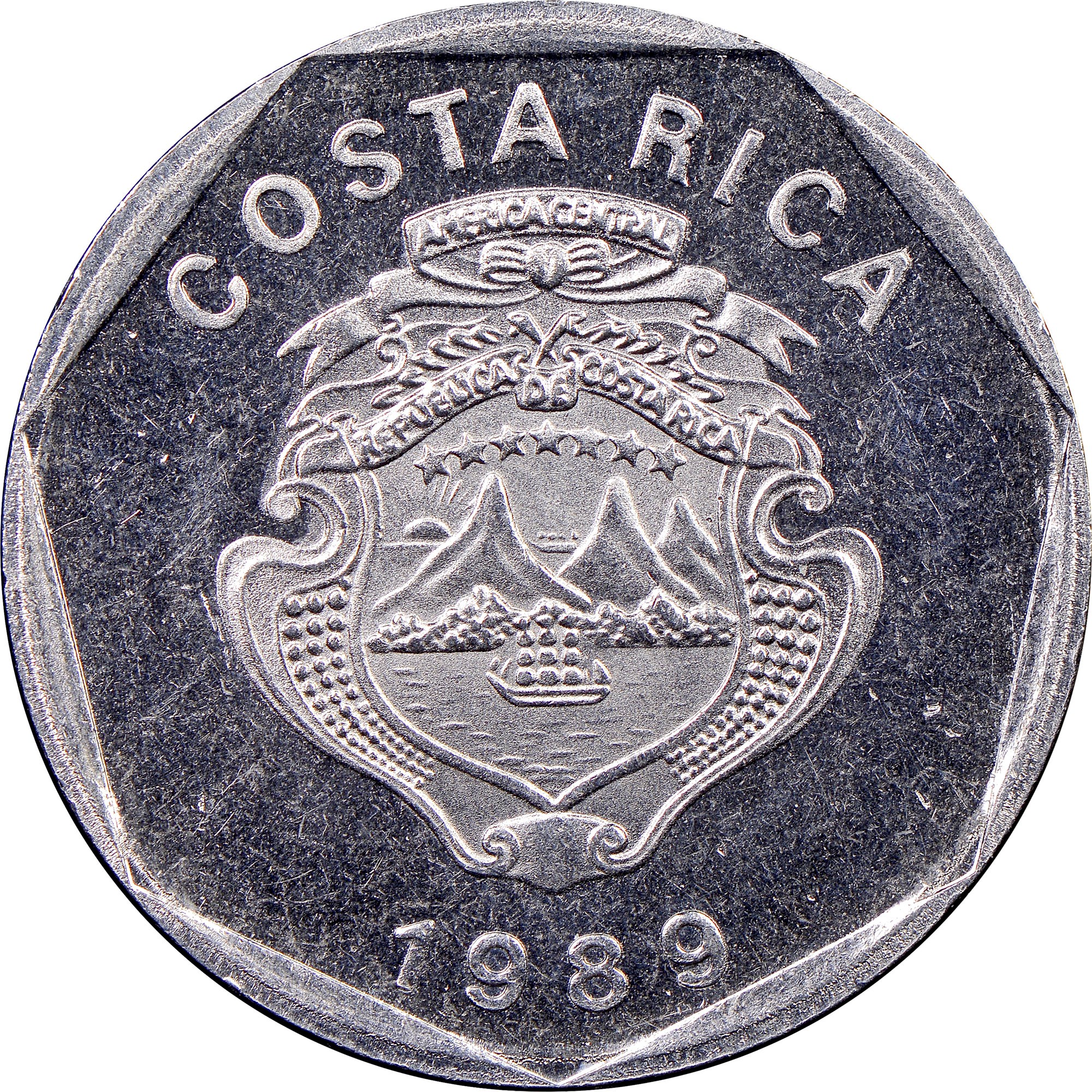 Costa Rica 5 Colones KM 214.1 Prices & Values | NGC