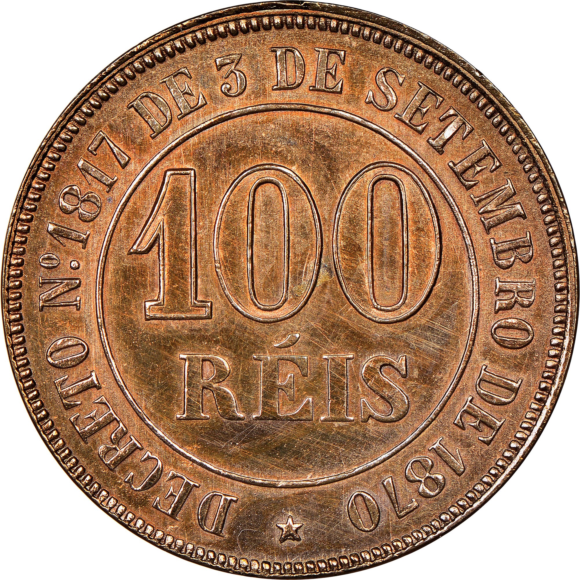 Brazil 100 Reis KM Pn145 Prices & Values | NGC