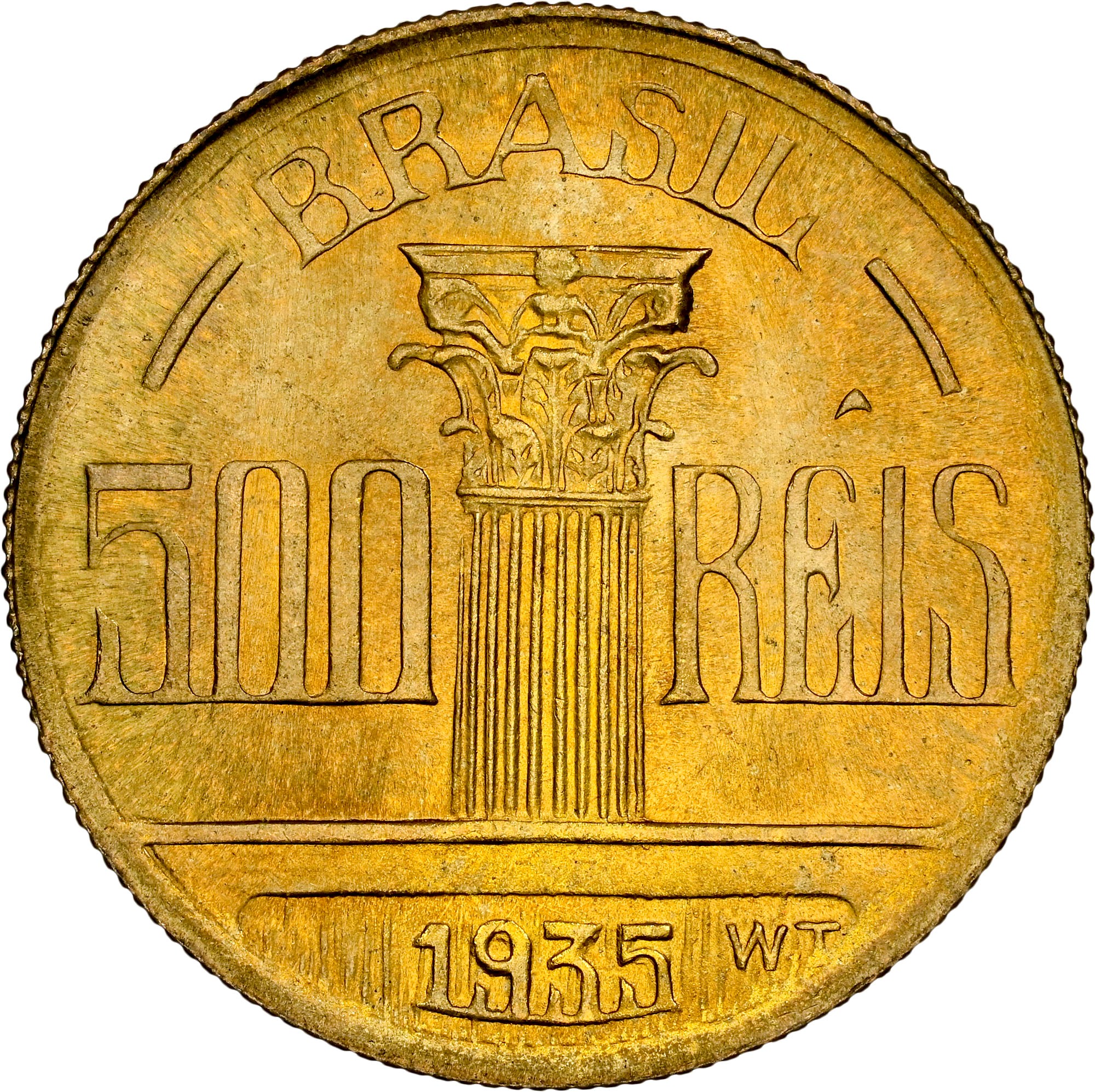 Brazil 500 Reis KM 533 Prices & Values | NGC