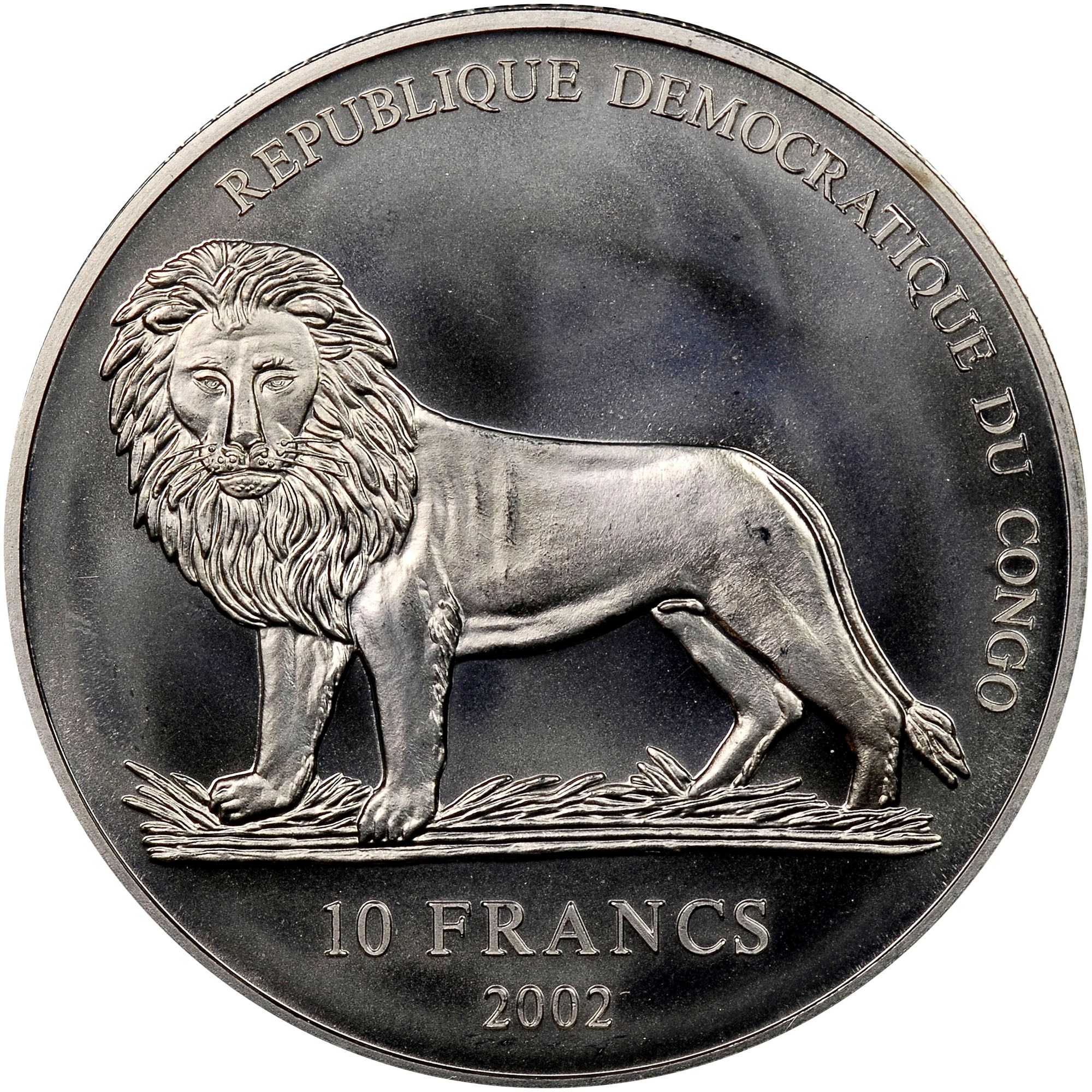 Congo, Democratic Republic 10 Francs KM 93 Prices & Values | NGC