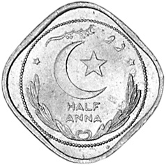 Pakistan 1/2 Anna KM 2 Prices & Values | NGC