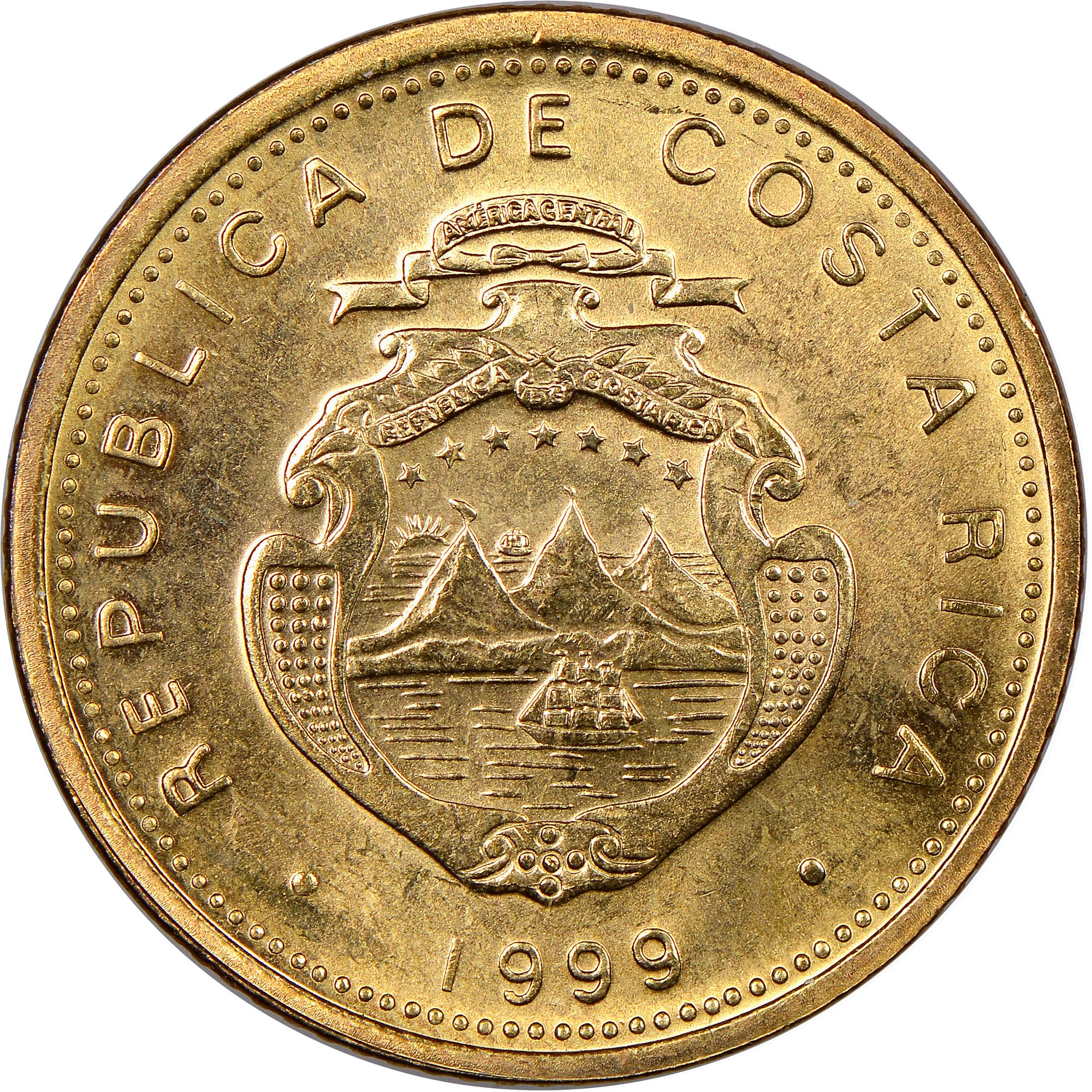 Costa Rica 5 Colones KM 227a.1 Prices & Values | NGC