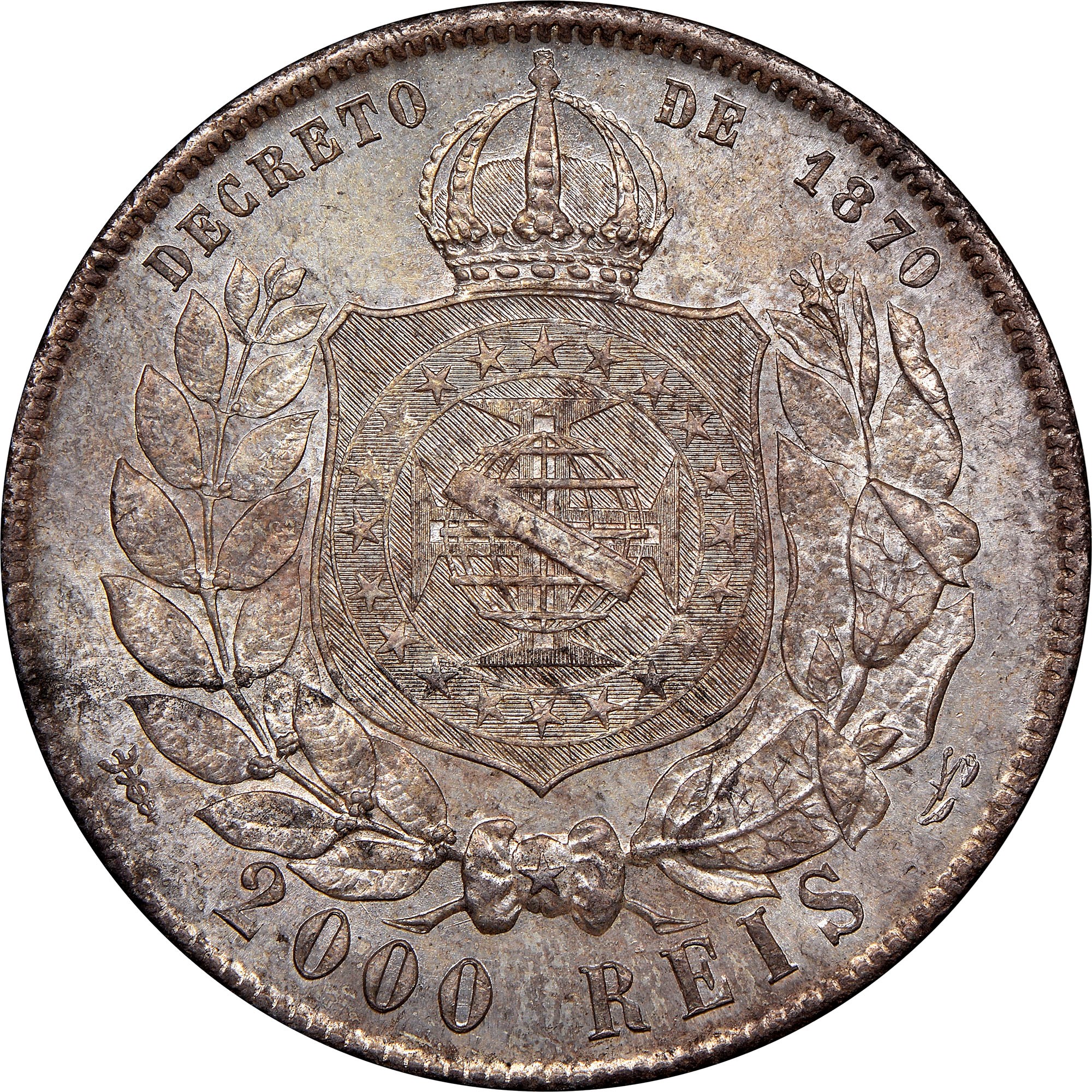 Brazil 2000 Reis X 46 Prices & Values | NGC