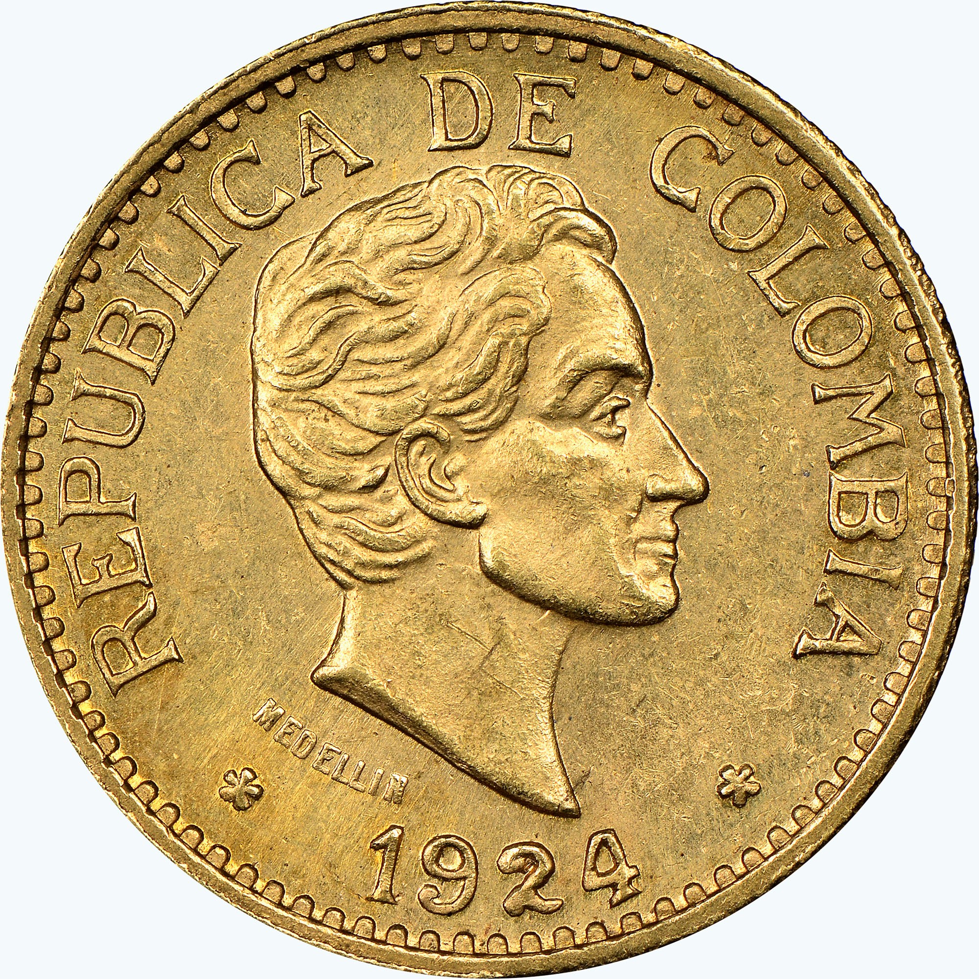 Colombia 5 Pesos KM 204 Prices & Values | NGC