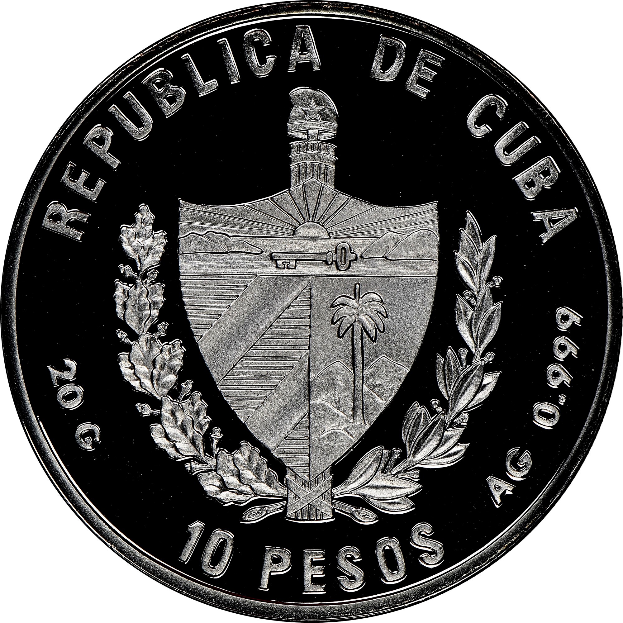 Cuba 10 Pesos KM 790 Prices & Values | NGC