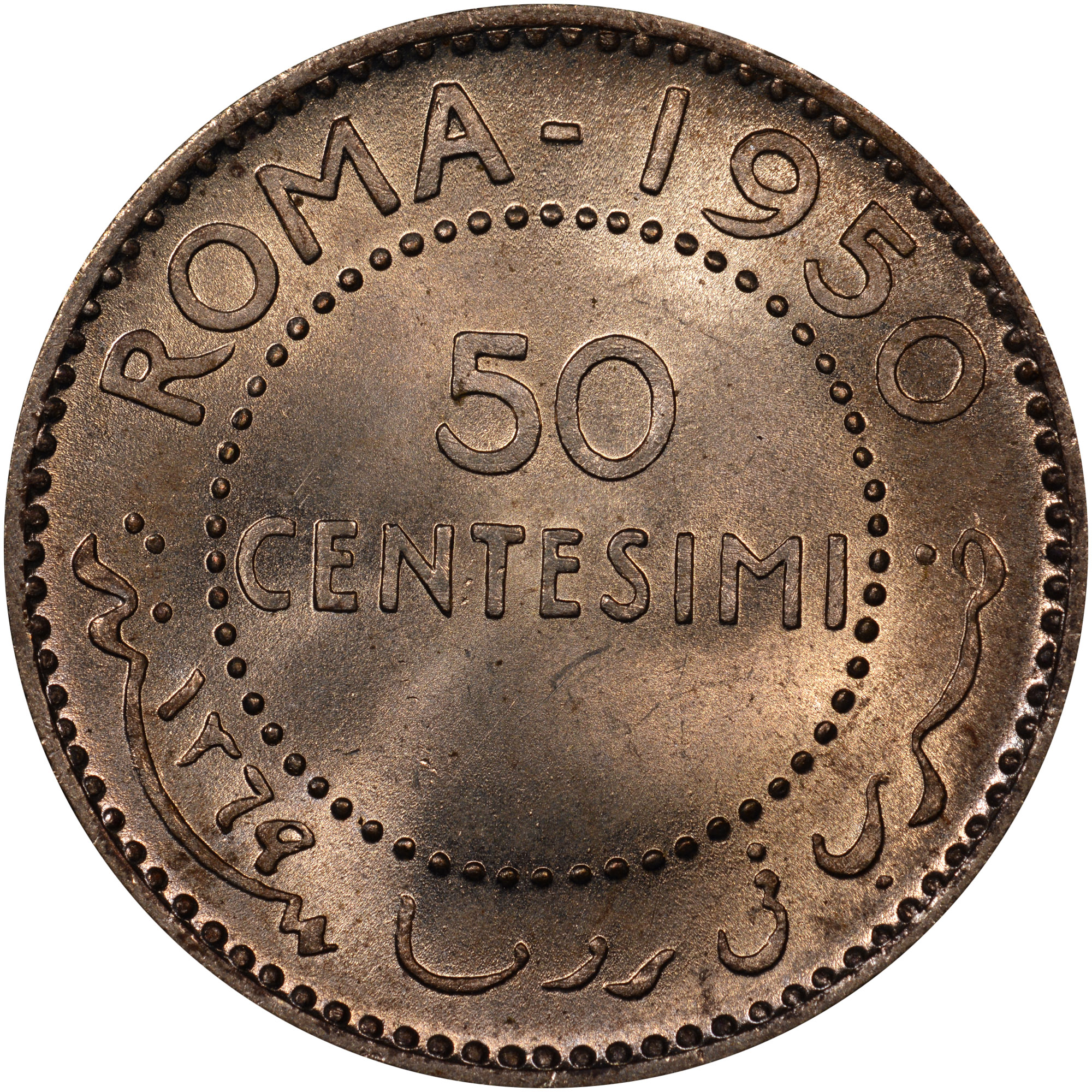 Somalia 50 Centesimi KM 4 Prices & Values | NGC