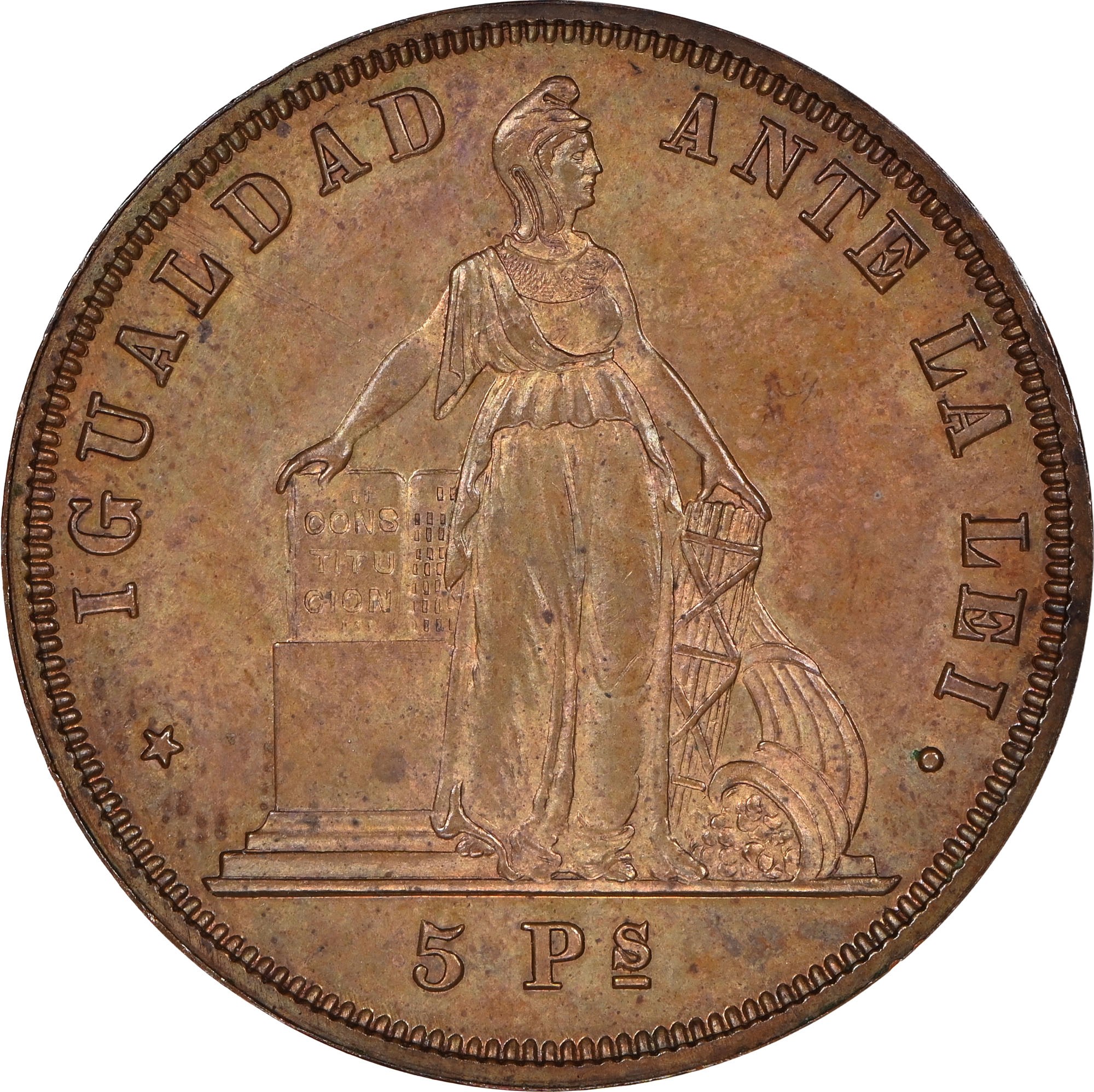 Chile 5 Pesos KM Pn20 Prices & Values | NGC