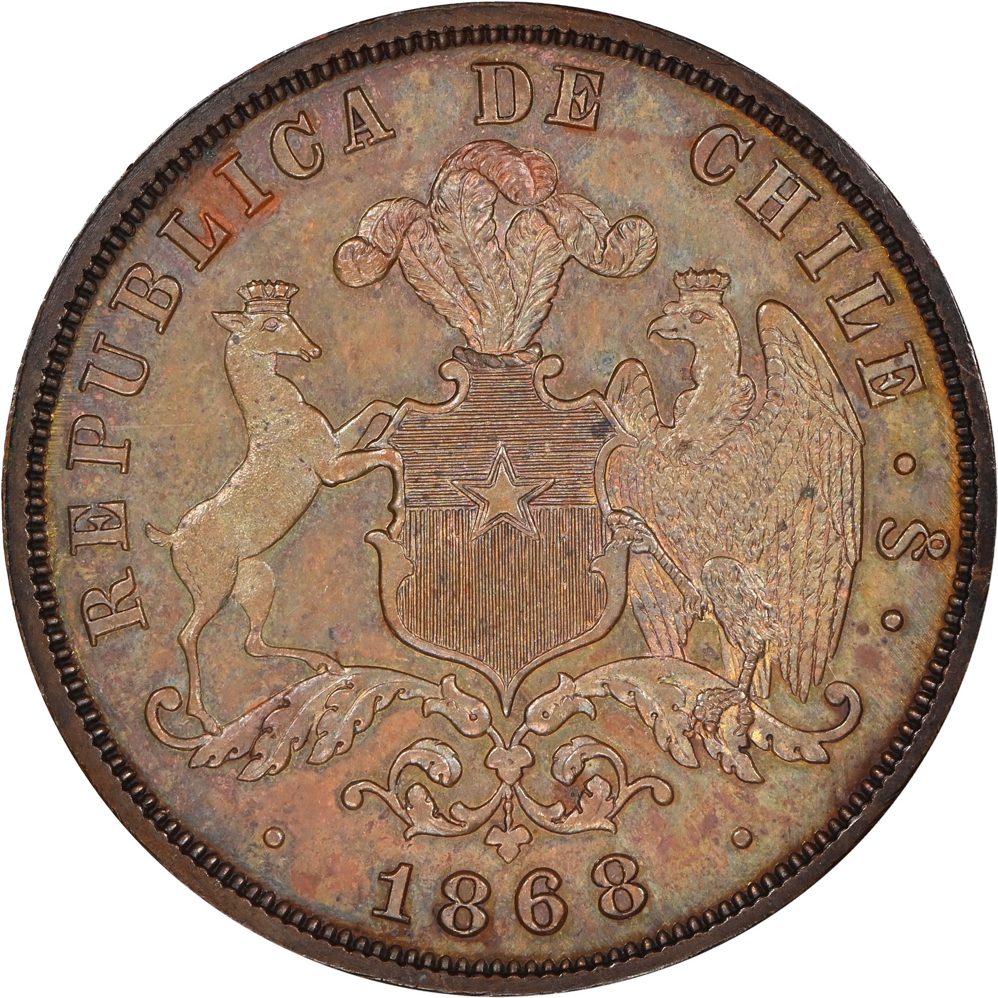 Chile 5 Pesos KM Pn20 Prices & Values | NGC