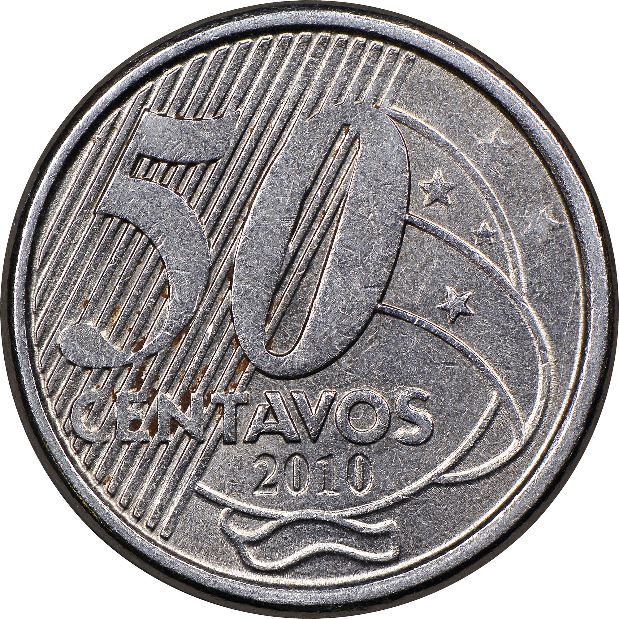 Brazil 50 Centavos KM 651a Prices Values NGC Brazil 50 Centavos KM 651a Prices Values NGC