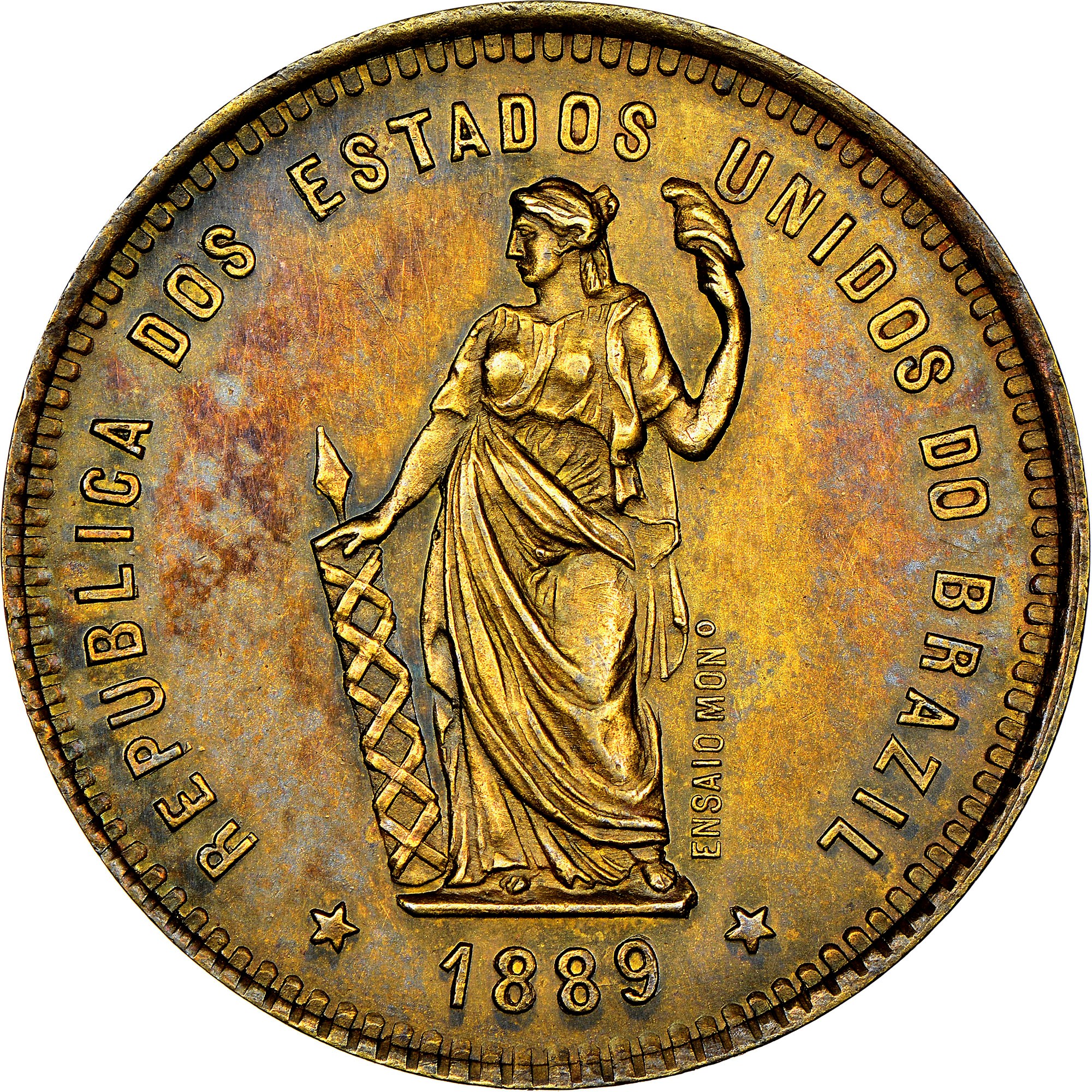 Brazil 40 Reis KM PnA171 Prices & Values | NGC