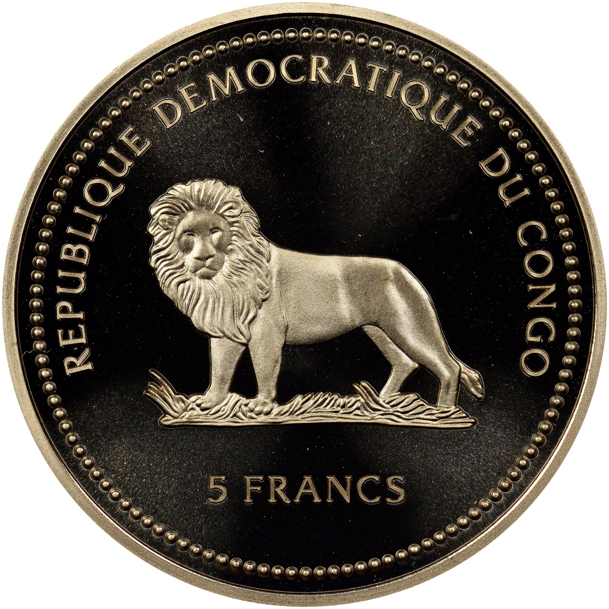 Congo, Democratic Republic 5 Francs KM 215 Prices & Values | NGC