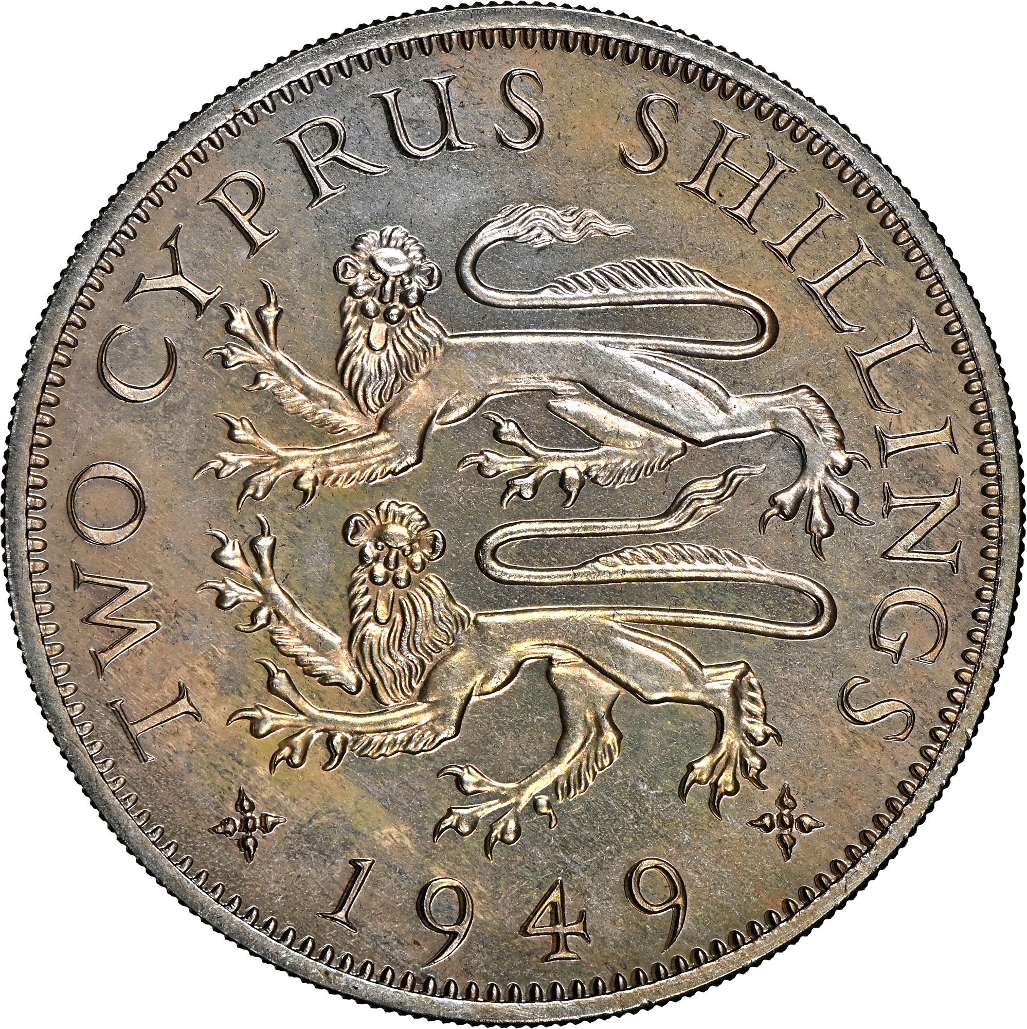 Cyprus 2 Shilling KM 32 Prices & Values | NGC