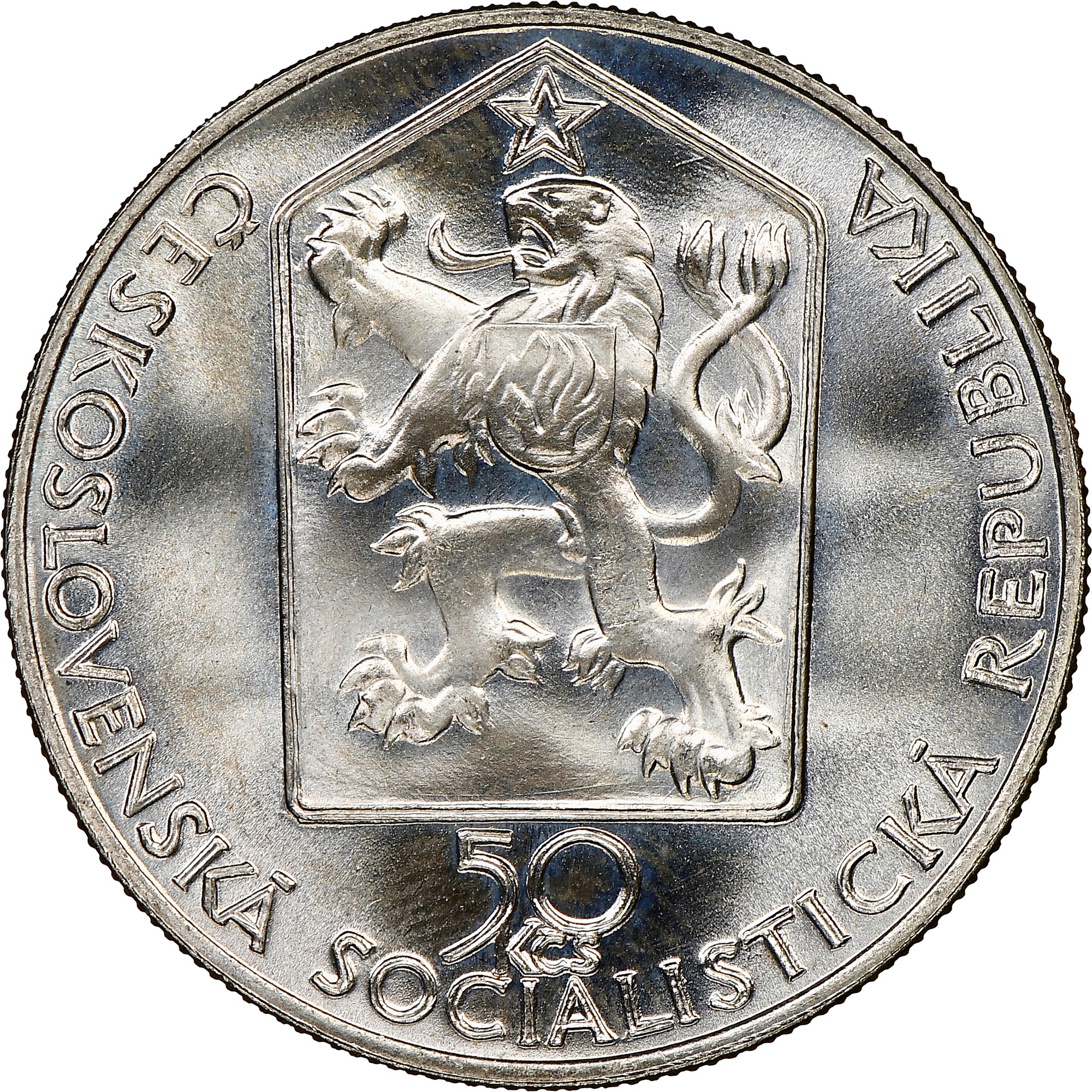 Czechoslovakia 50 Korun KM 133 Prices & Values | NGC