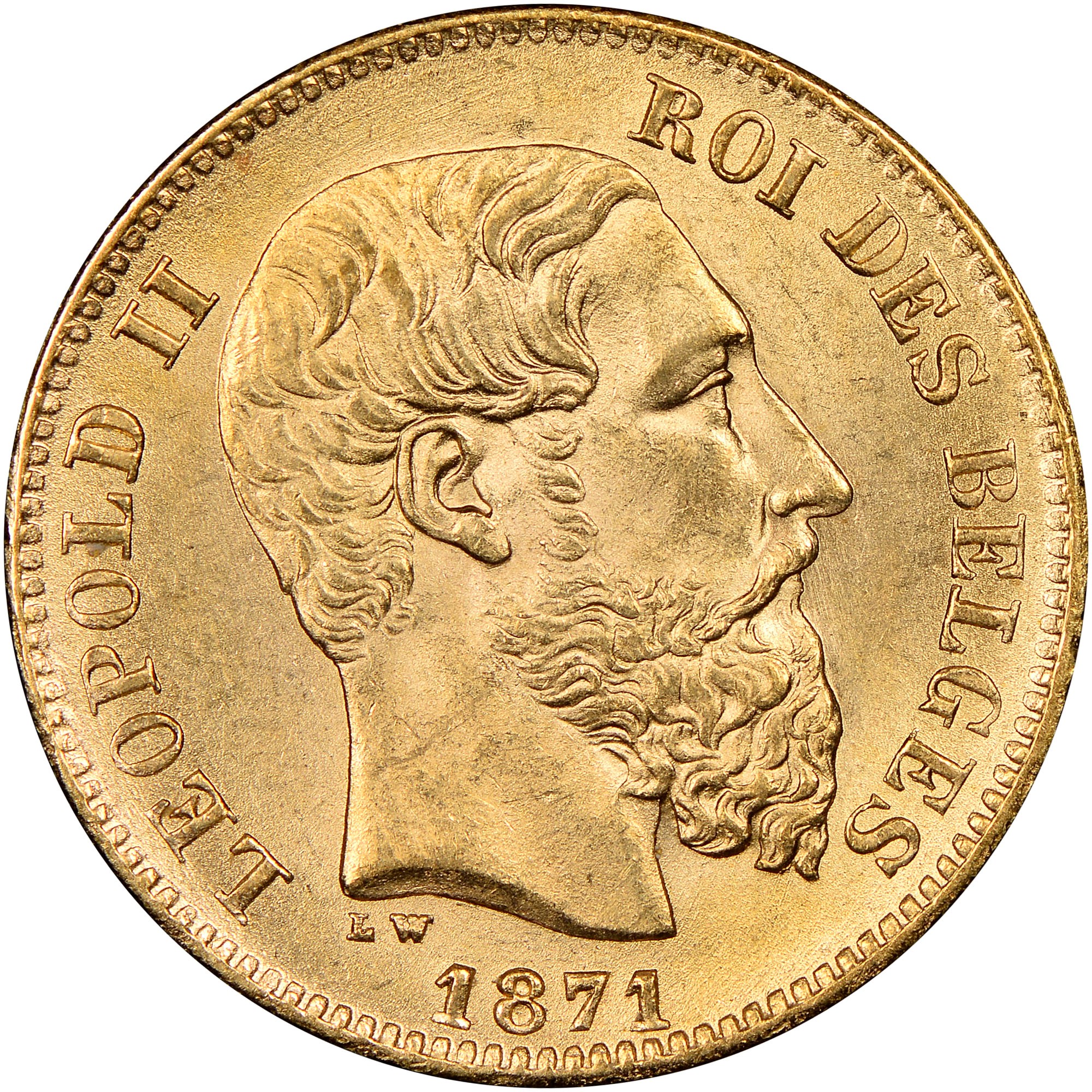 Belgium 20 Francs KM 37 Prices & Values | NGC