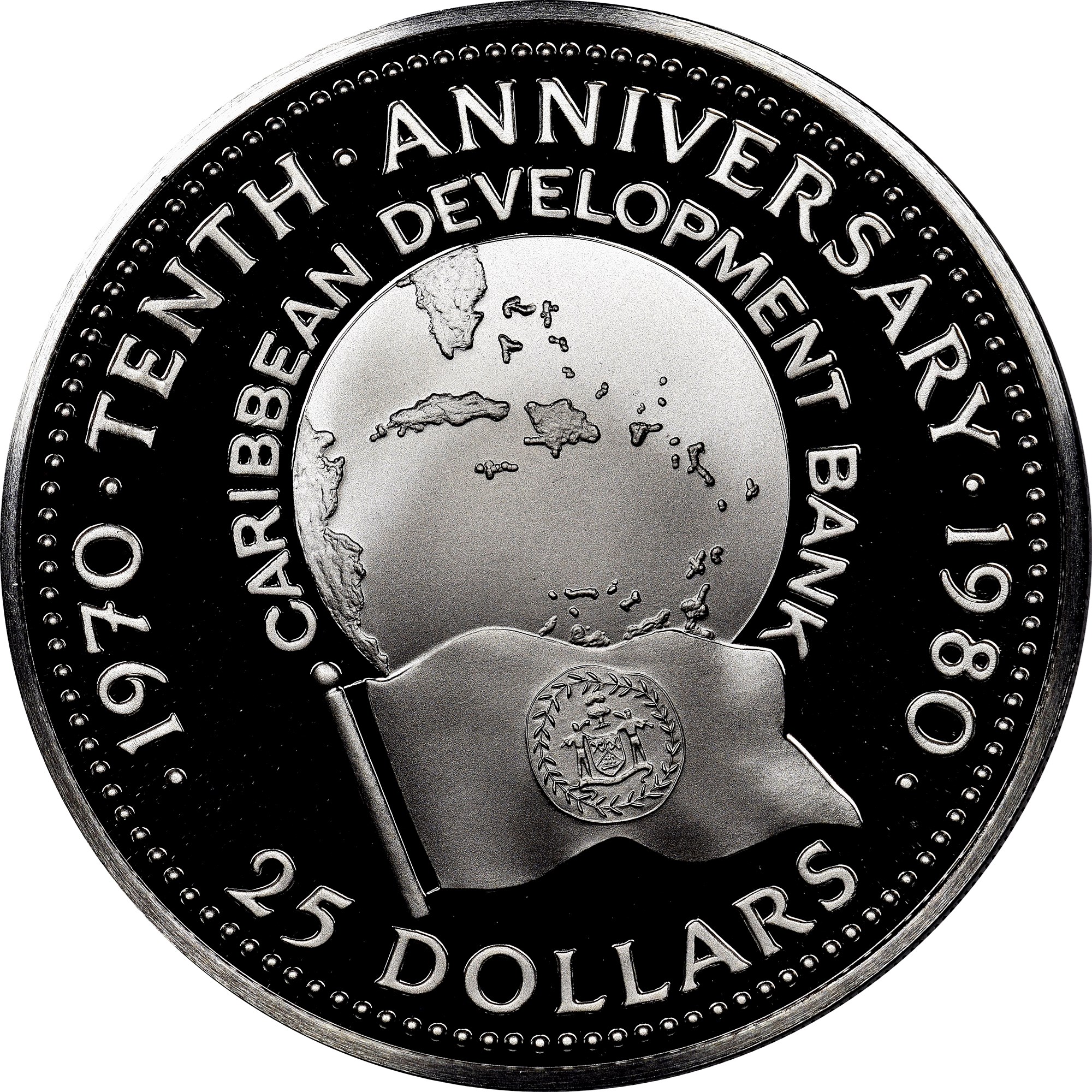 Belize 25 Dollars KM 61 Prices & Values | NGC