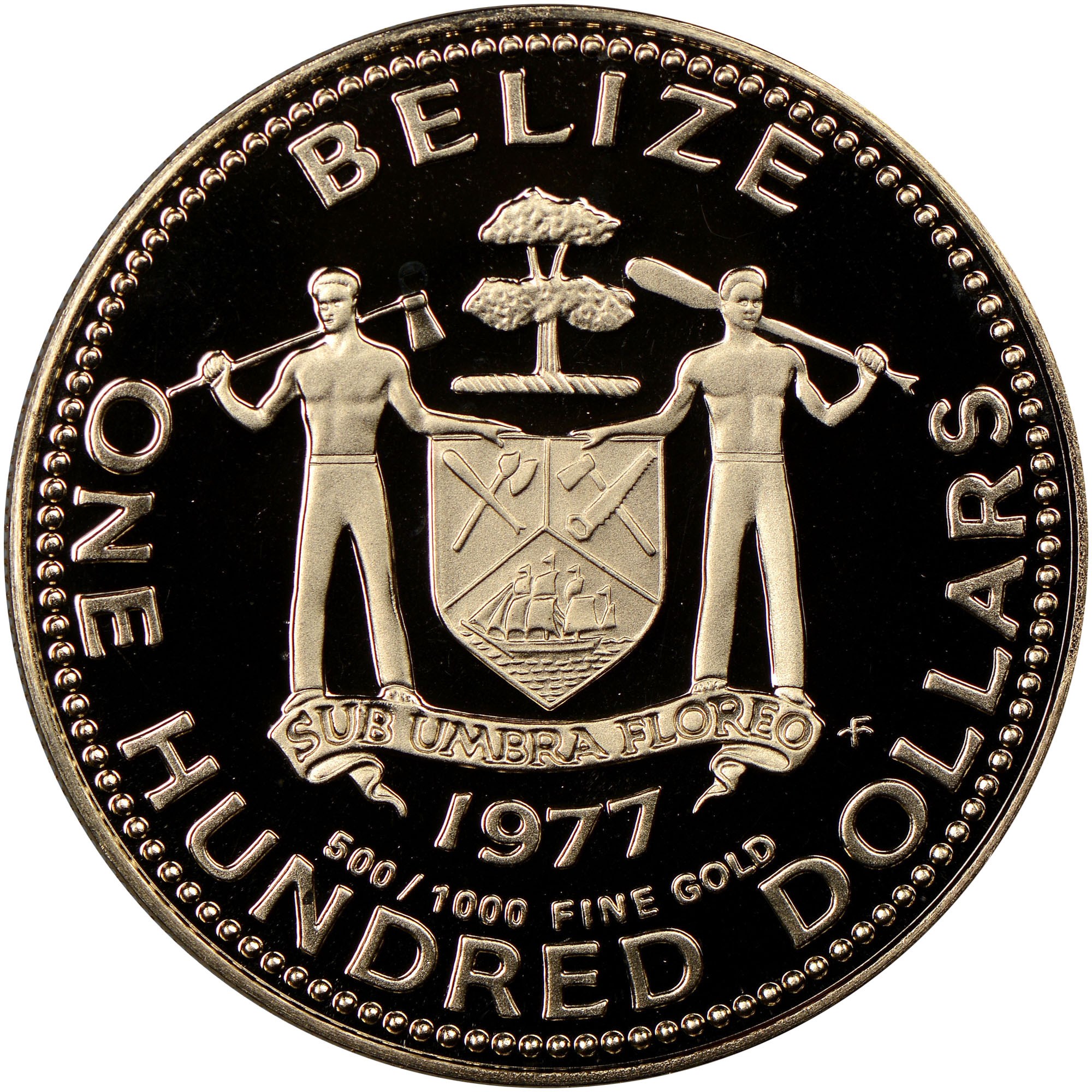 Belize 100 Dollars KM 53 Prices & Values | NGC