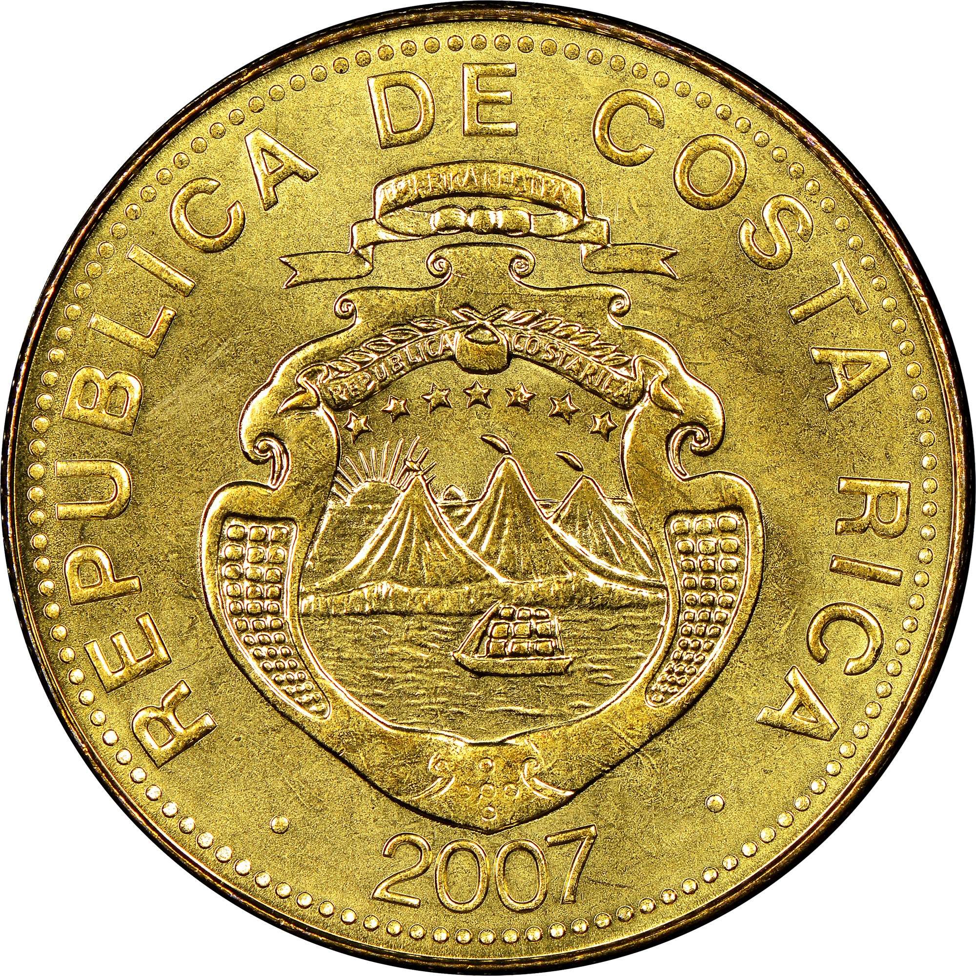 Costa Rica 500 Colones KM 239 1a Prices Values NGC Costa Rica 500 Colones KM 239 1a Prices Values NGC