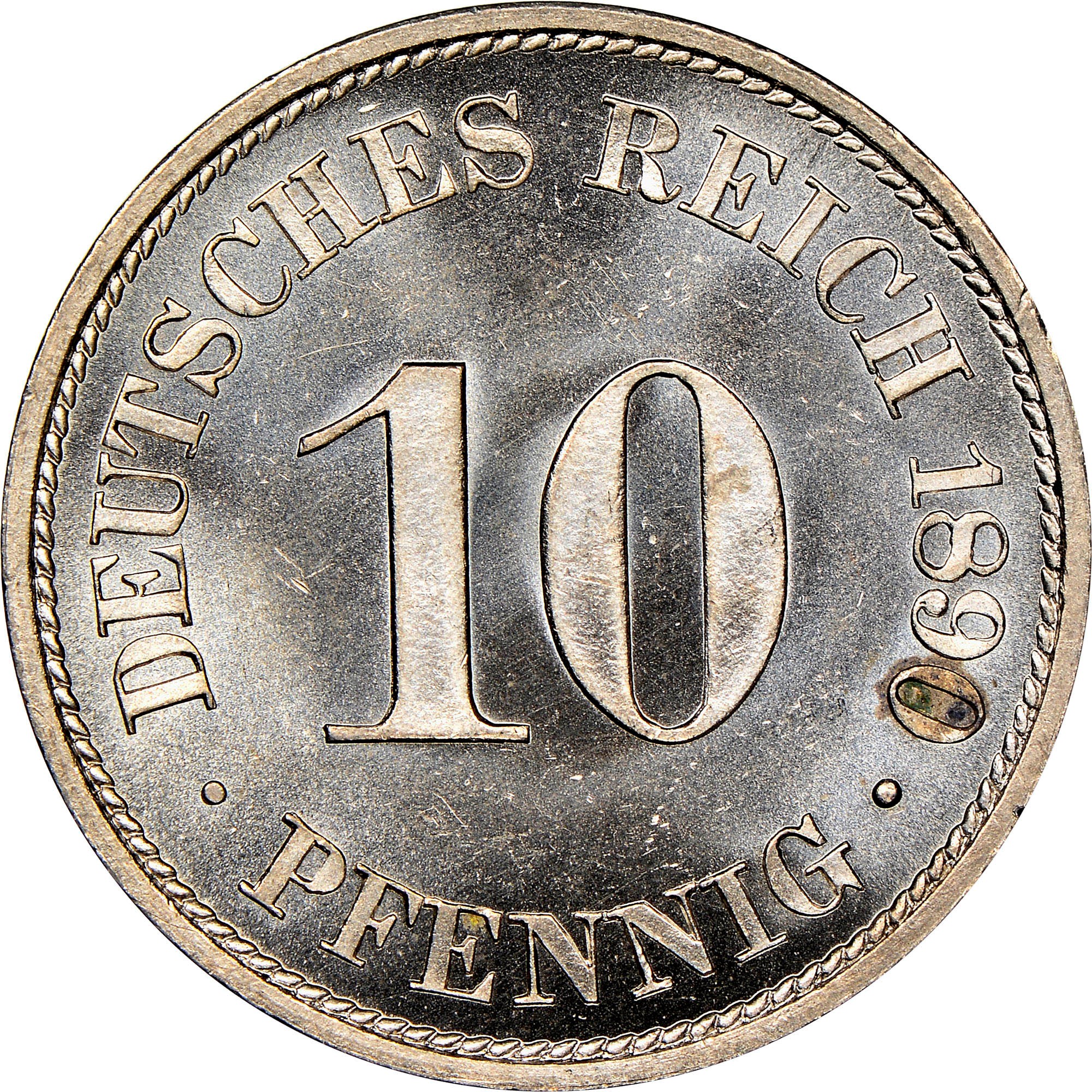 Germany - Empire 10 Pfennig KM 12 Prices & Values | NGC
