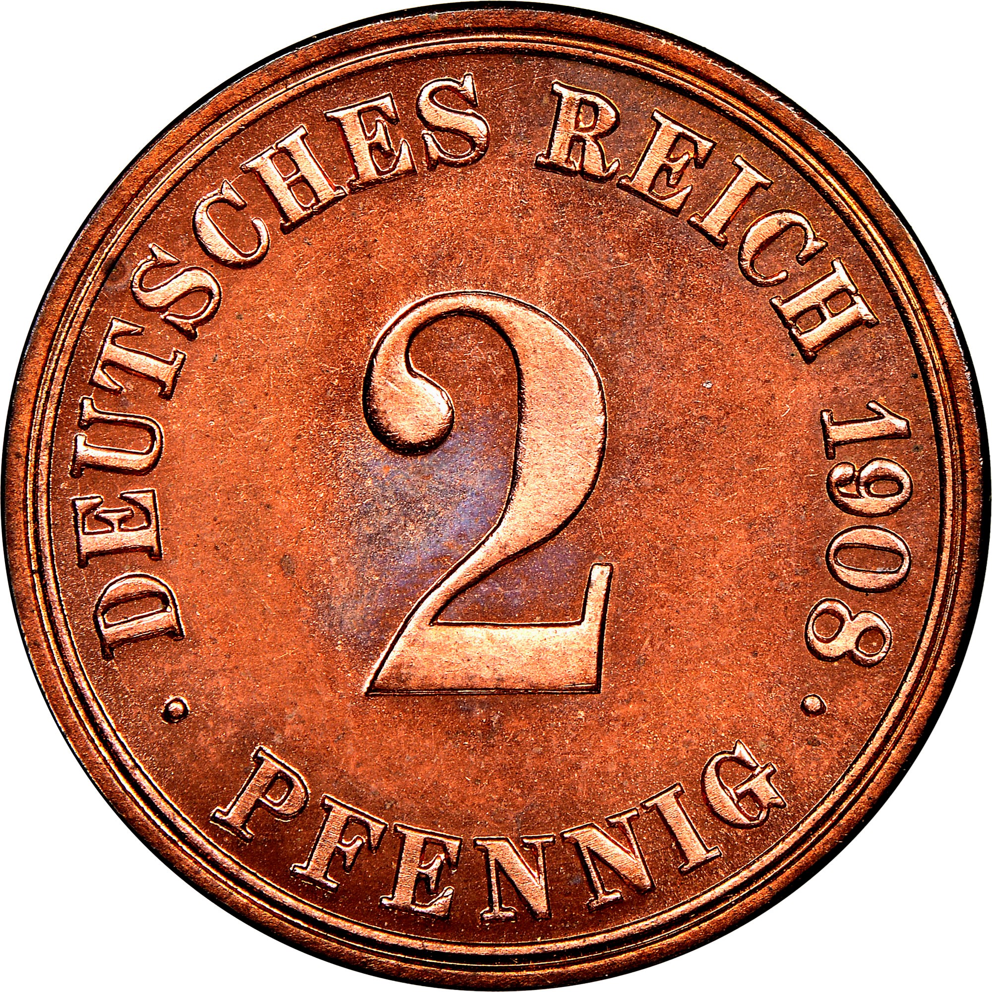 Germany - Empire 2 Pfennig KM 16 Prices & Values | NGC