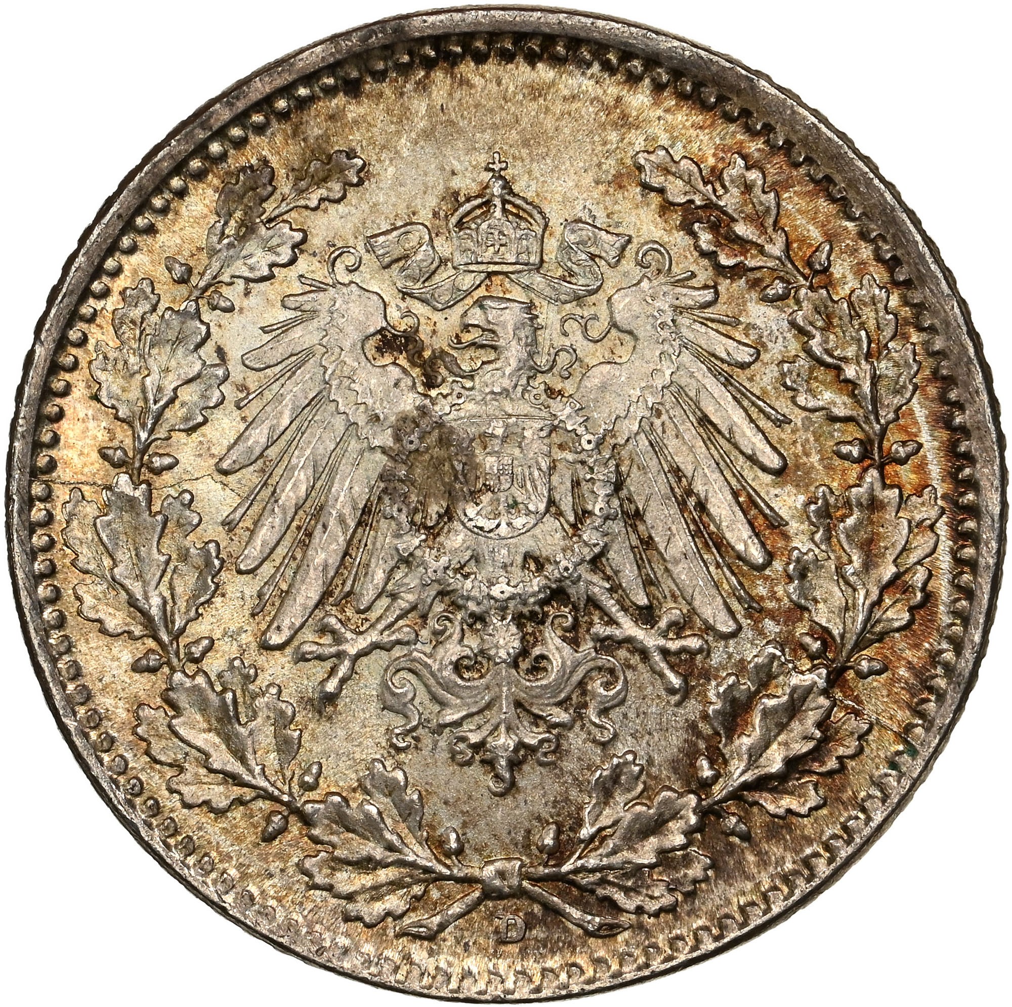 Germany - Empire 1/2 Mark KM 17 Prices & Values | NGC