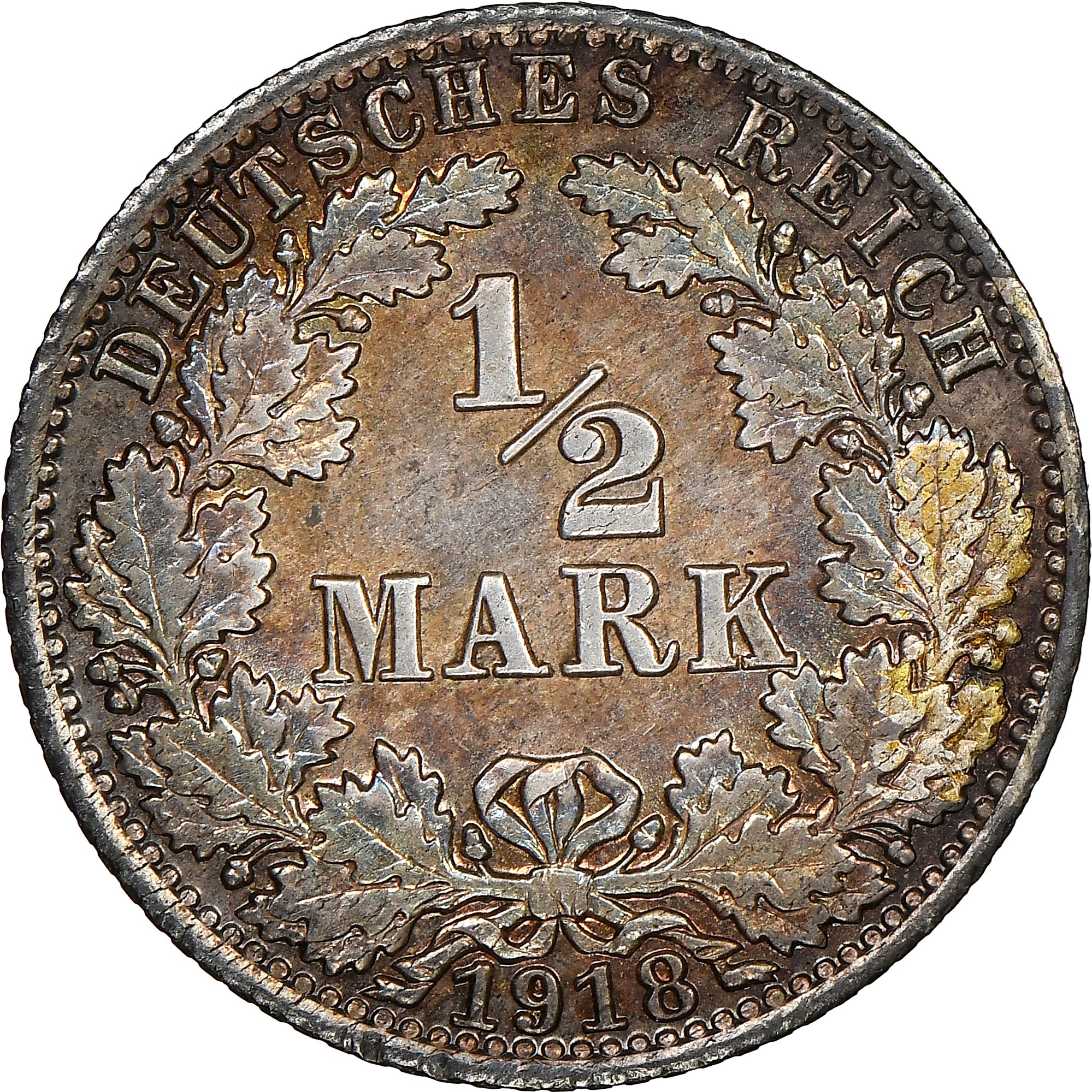 Germany - Empire 1/2 Mark KM 17 Prices & Values | NGC