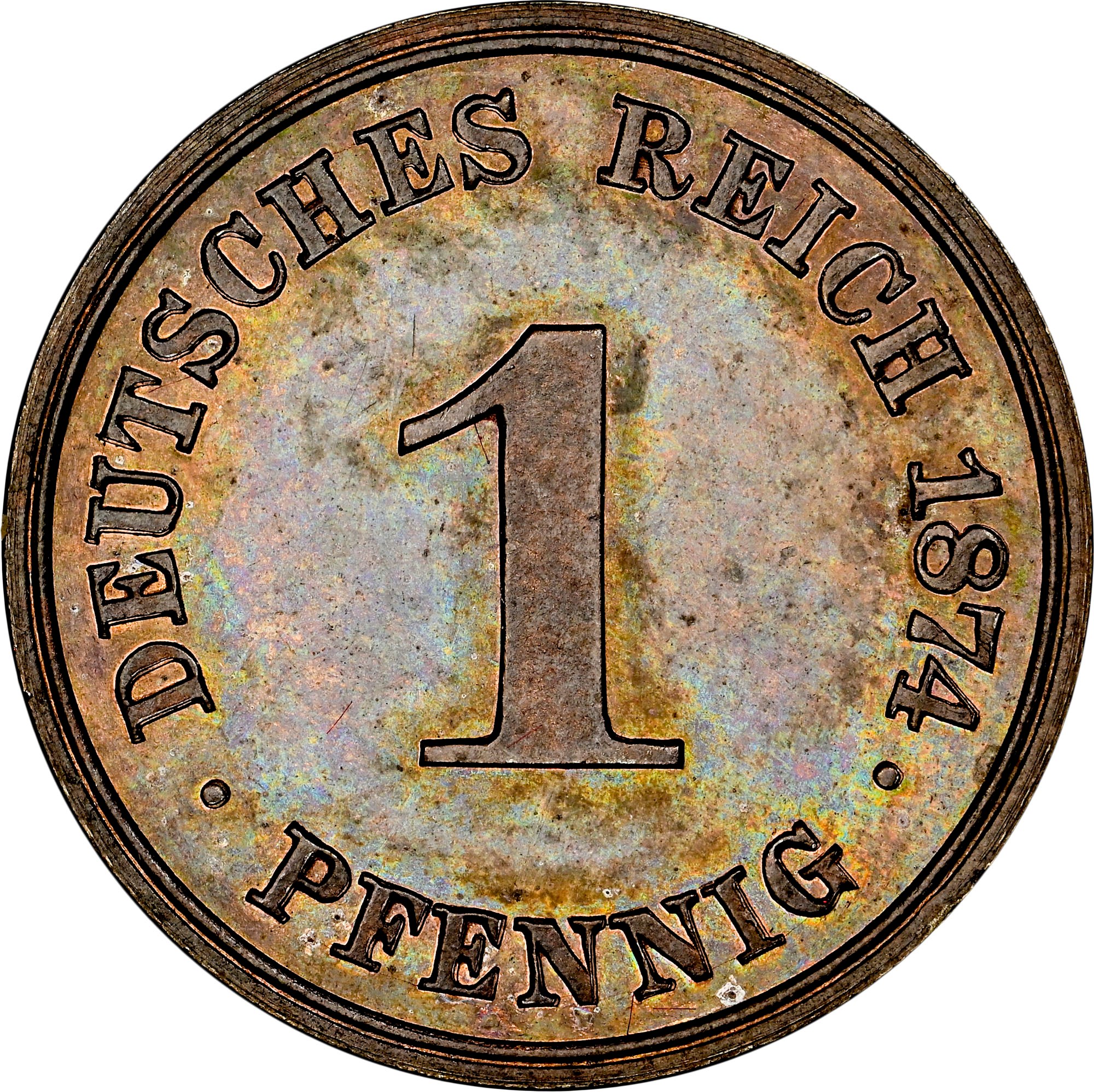 Germany - Empire Pfennig KM 1 Prices & Values | NGC