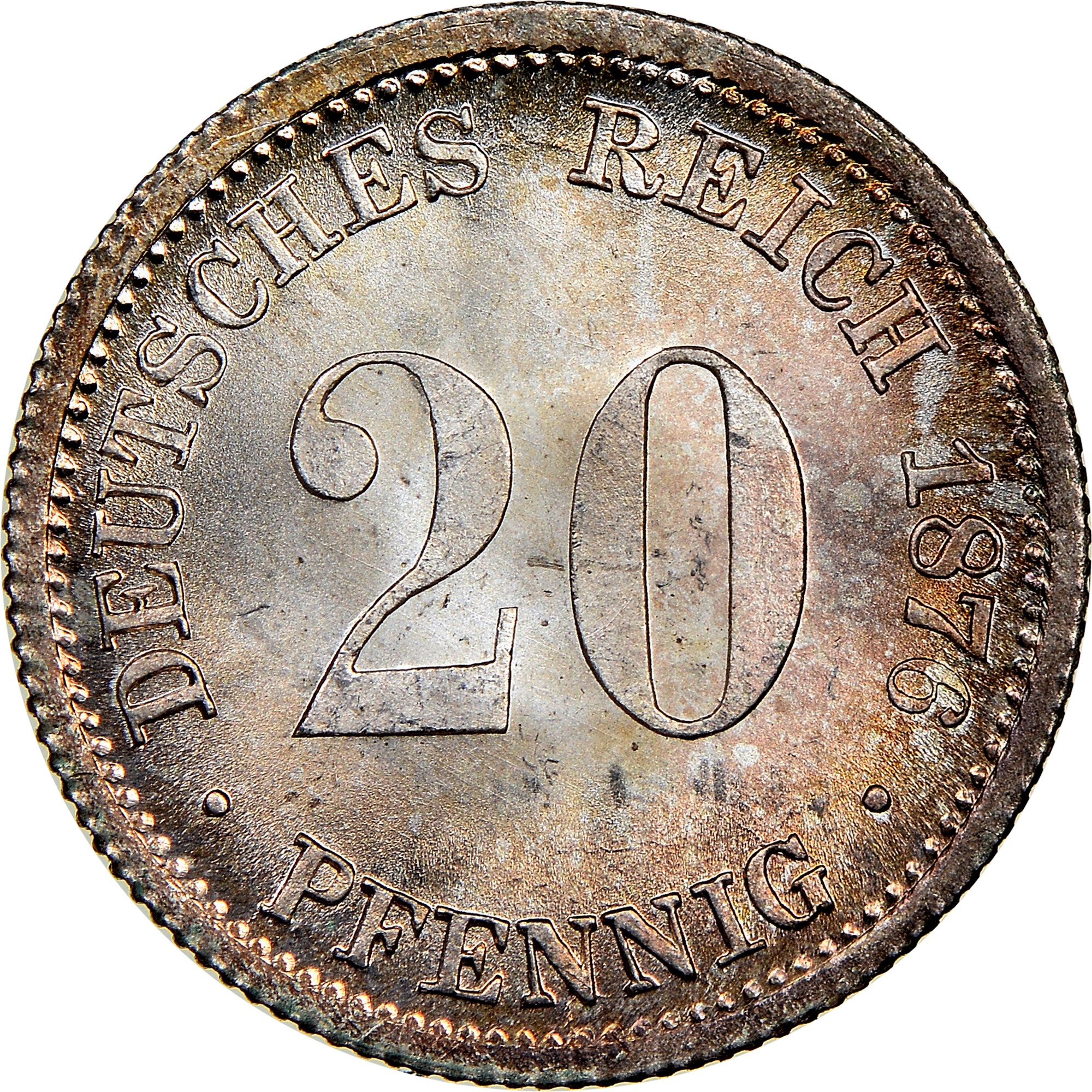 Germany - Empire 20 Pfennig KM 5 Prices & Values | NGC