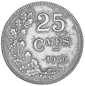 Luxembourg 25 Centimes KM 42 Prices & Values | NGC