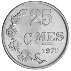 Luxembourg 25 Centimes KM 45a.1 Prices & Values | NGC