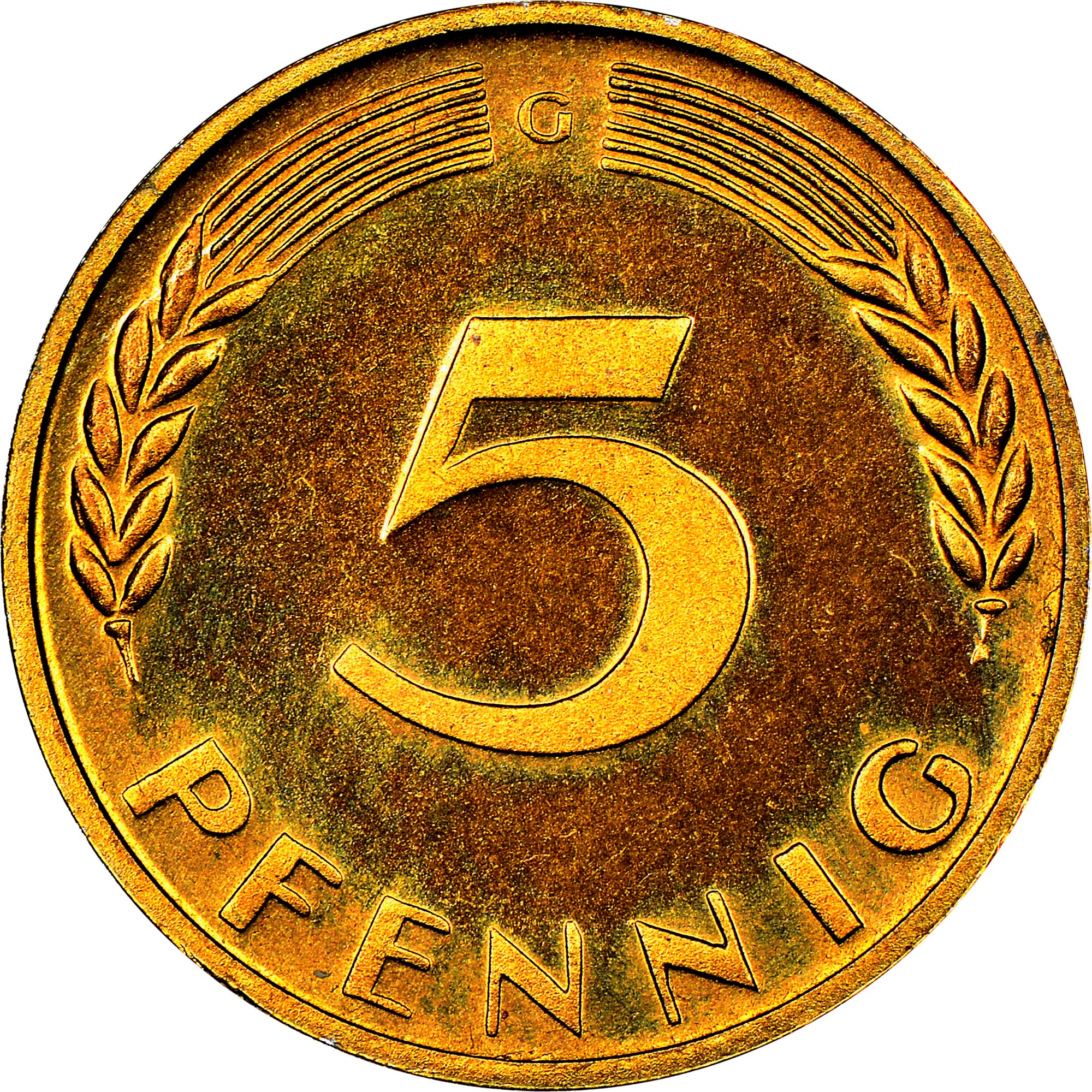 Germany - Federal Republic 5 Pfennig KM 107 Prices & Values | NGC