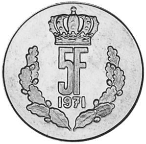 Luxembourg 5 Francs KM 56 Prices & Values | NGC