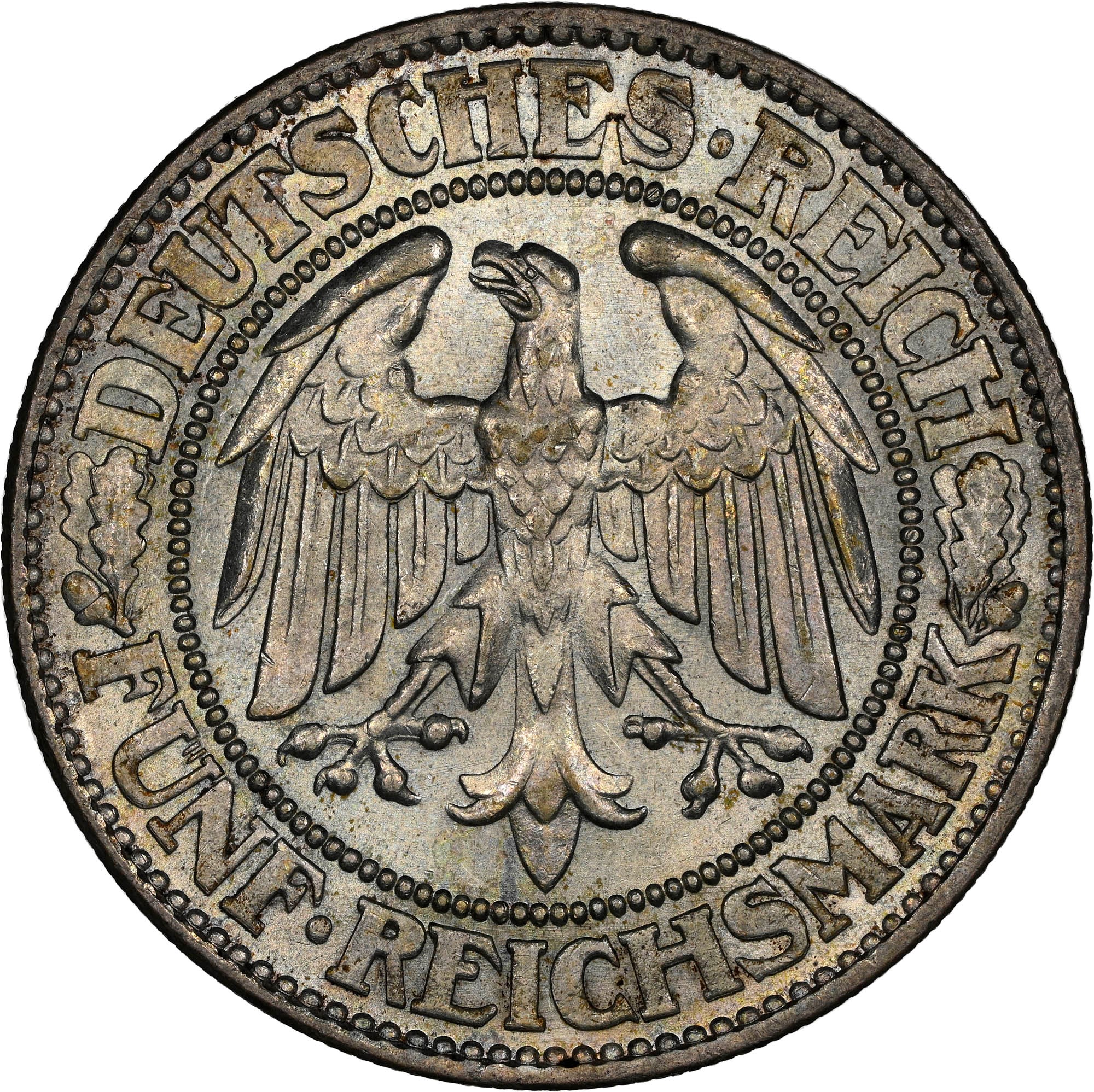 Germany - Weimar Republic 5 Reichsmark KM 56 Prices & Values | NGC