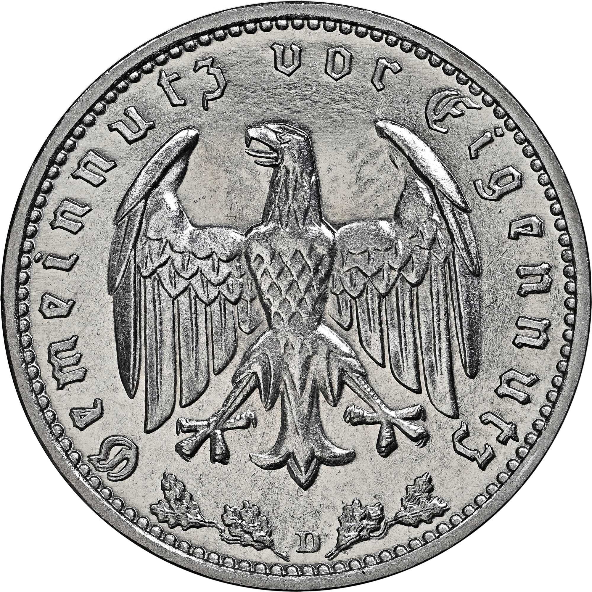 Germany - Third Reich Reichsmark KM 78 Prices & Values | NGC