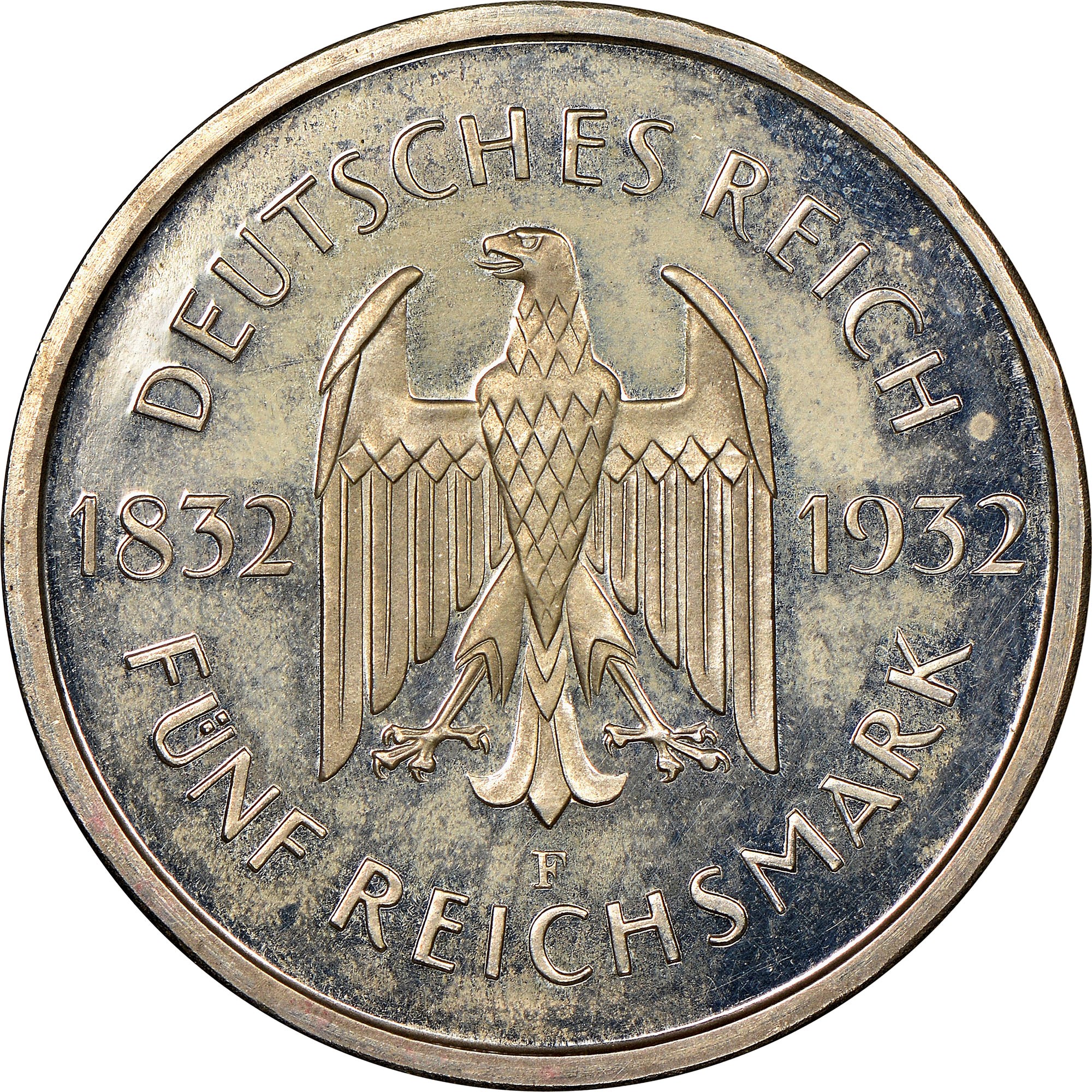 Germany - Weimar Republic 5 Reichsmark KM 77 Prices & Values | NGC