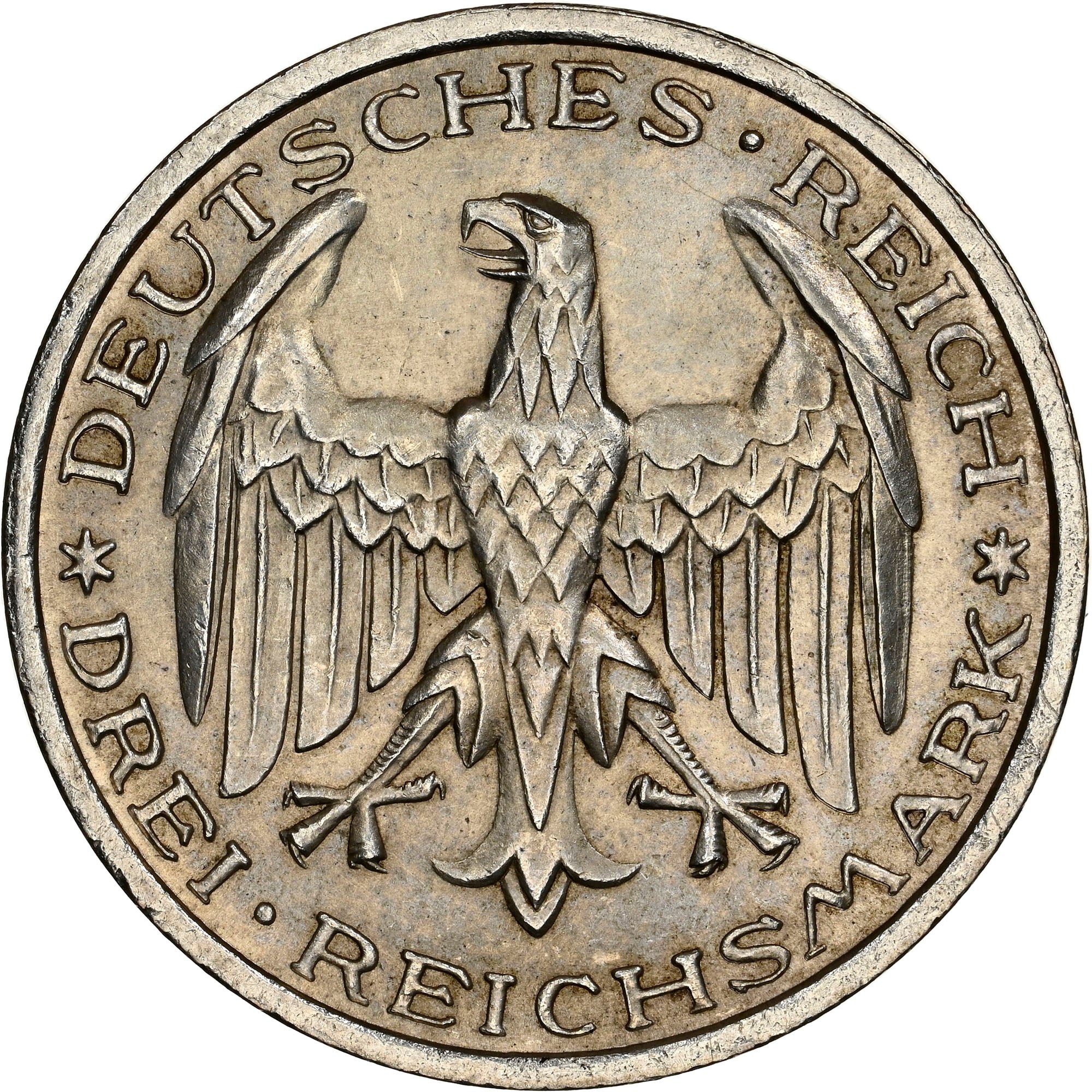 Germany - Weimar Republic 3 Reichsmark KM 53 Prices & Values | NGC