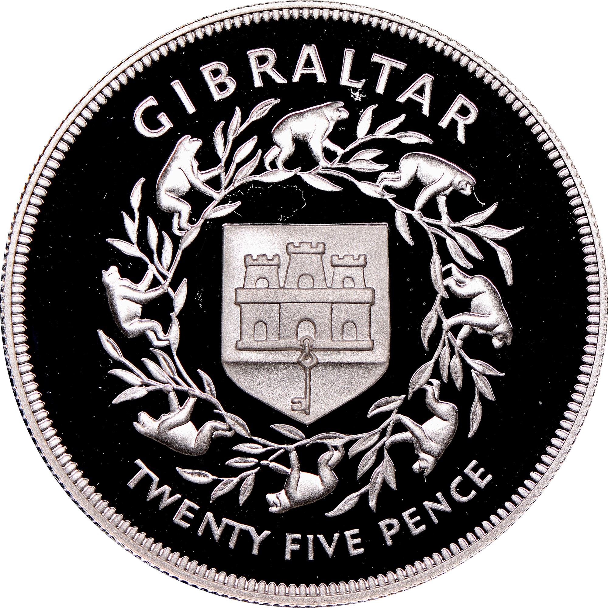 Gibraltar 25 New Pence KM 10a Prices & Values | NGC