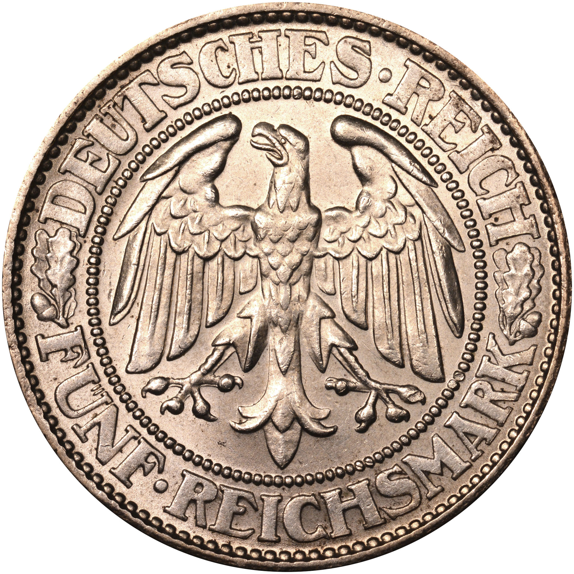 Germany - Weimar Republic 5 Reichsmark KM 56 Prices & Values | NGC