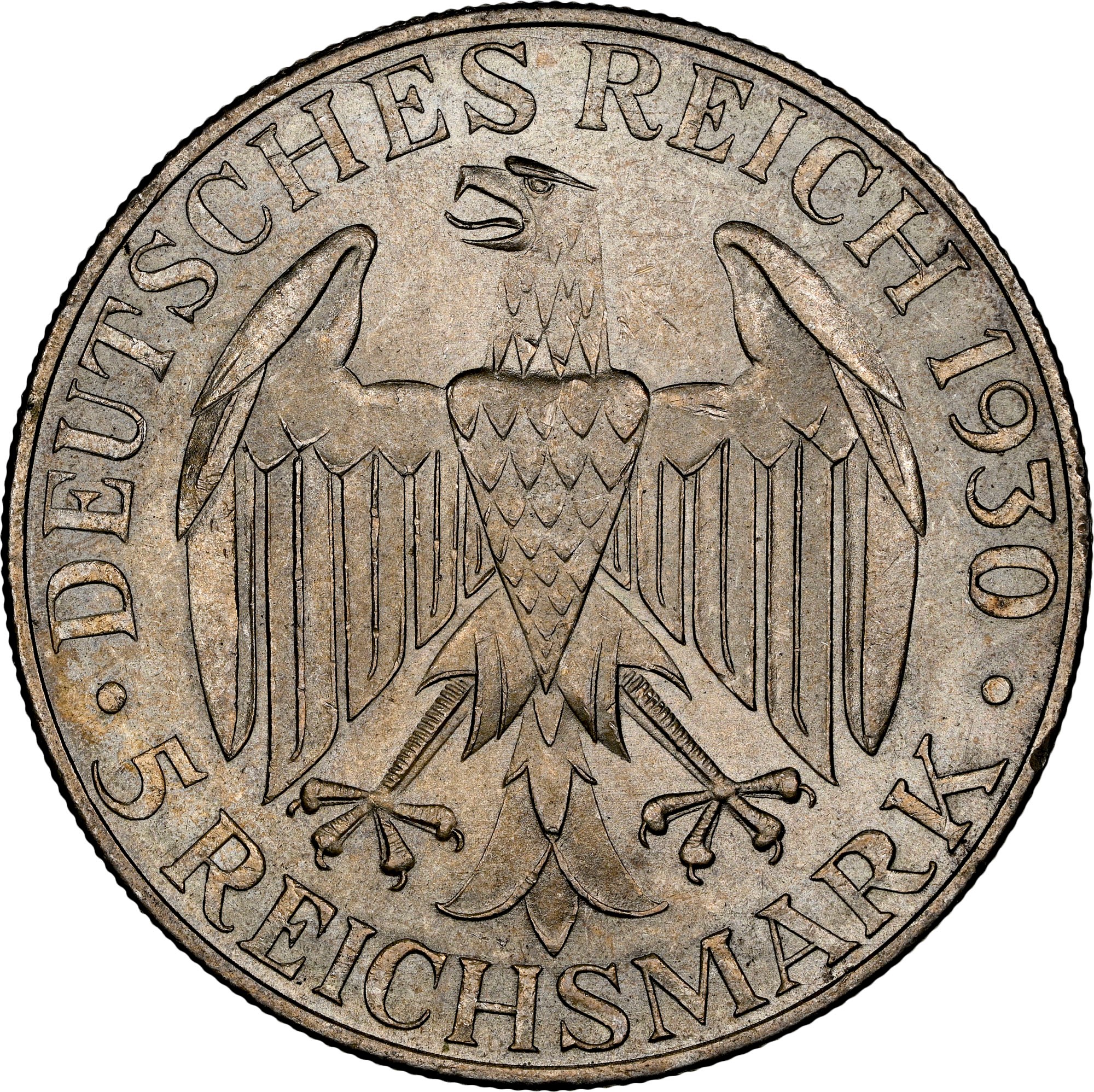 Germany - Weimar Republic 5 Reichsmark KM 68 Prices & Values | NGC