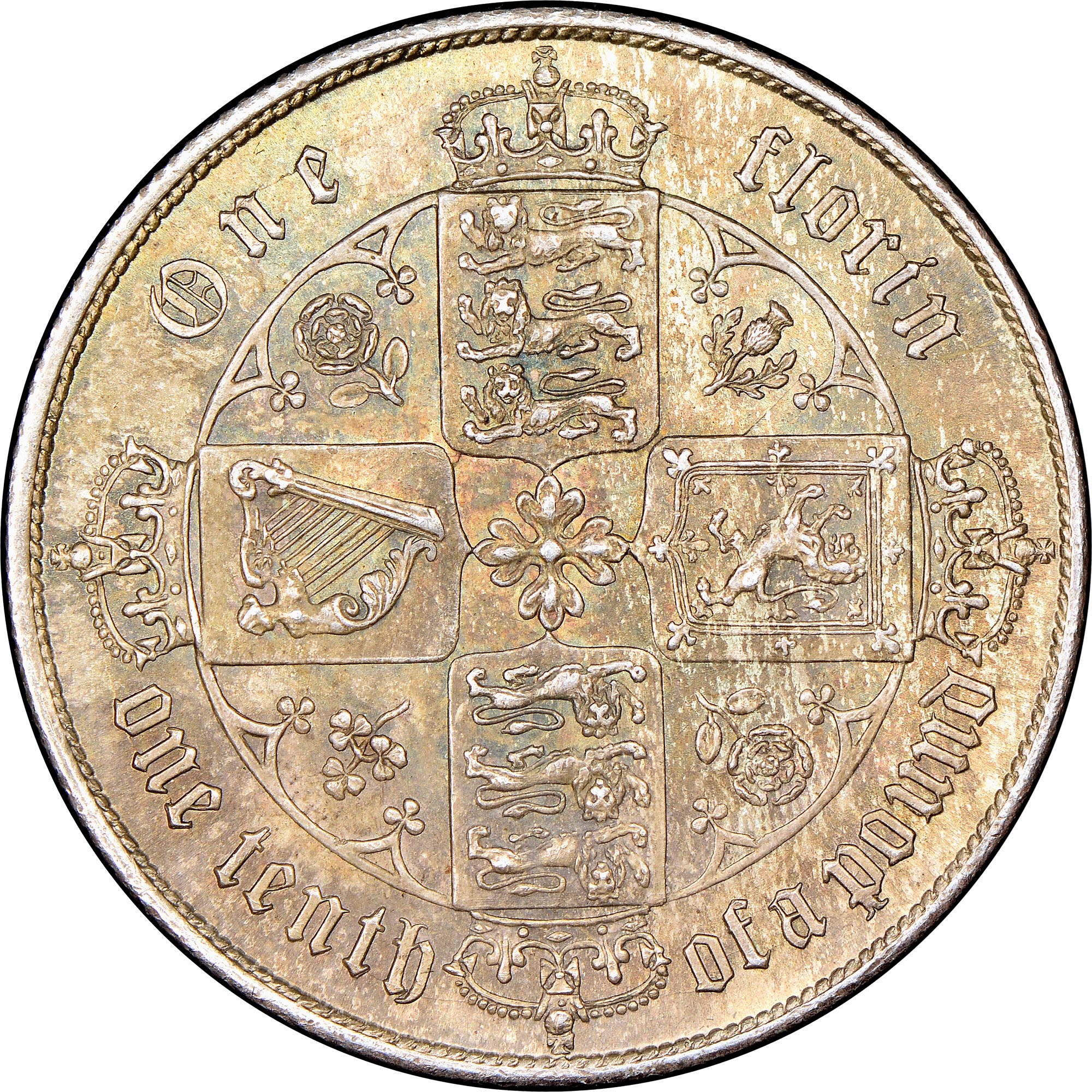 Great Britain Florin KM 746.3 Prices & Values | NGC