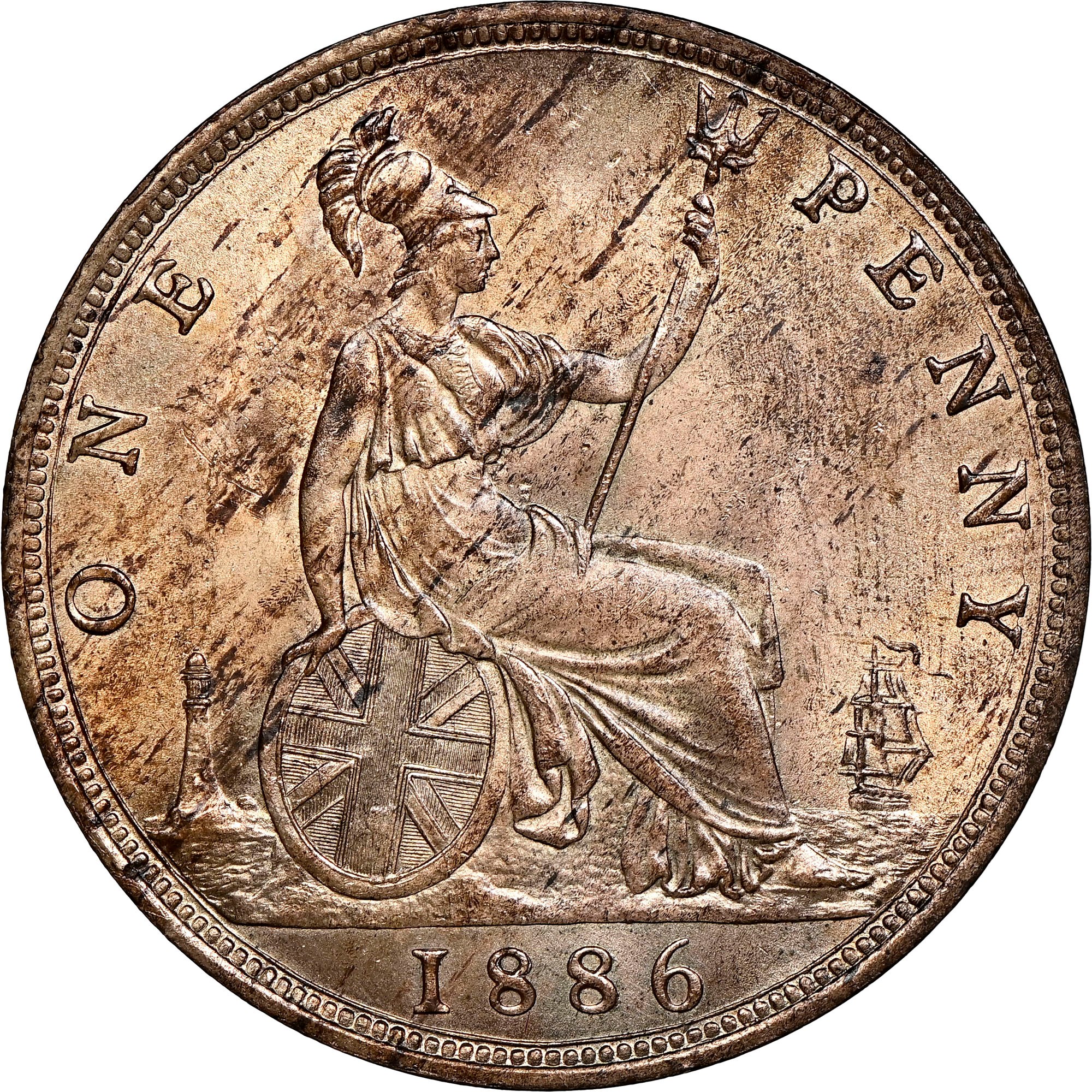 Great Britain Penny KM 755 Prices & Values | NGC