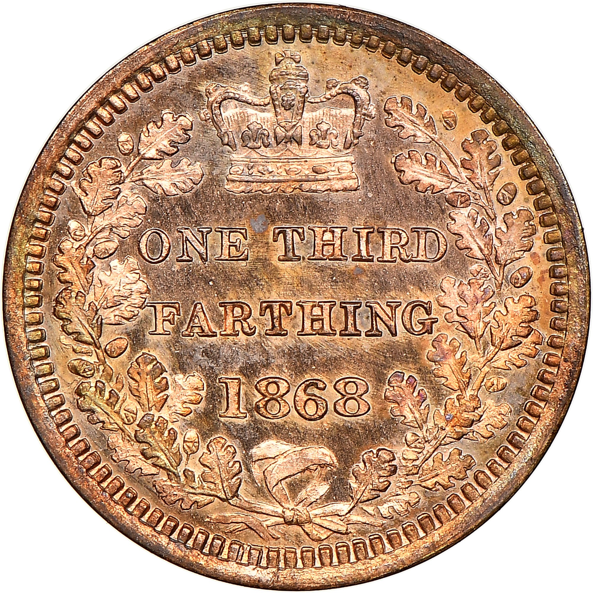 Great Britain 1/3 Farthing KM 750 Prices & Values | NGC