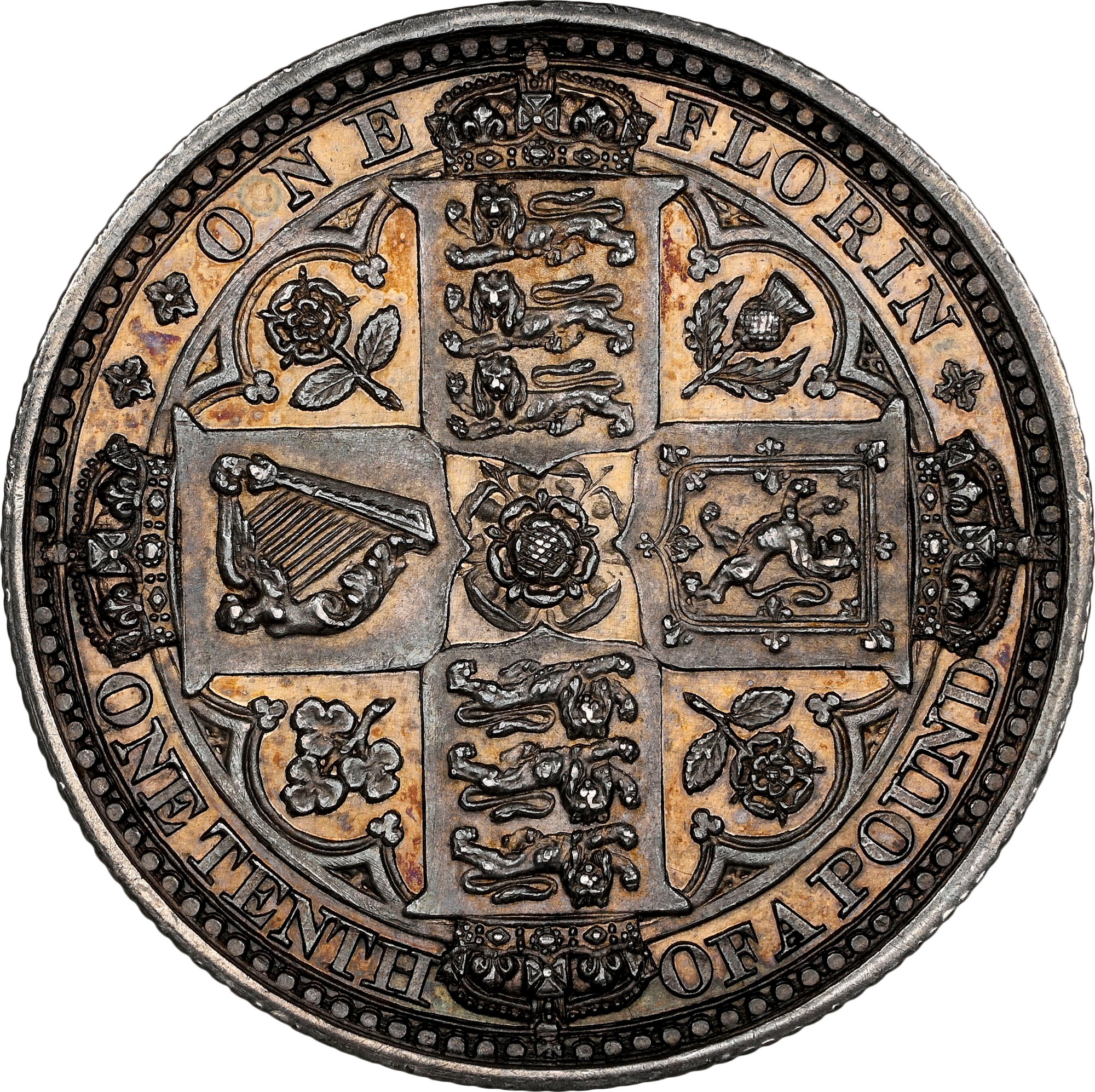 Great Britain Florin KM 745 Prices & Values | NGC